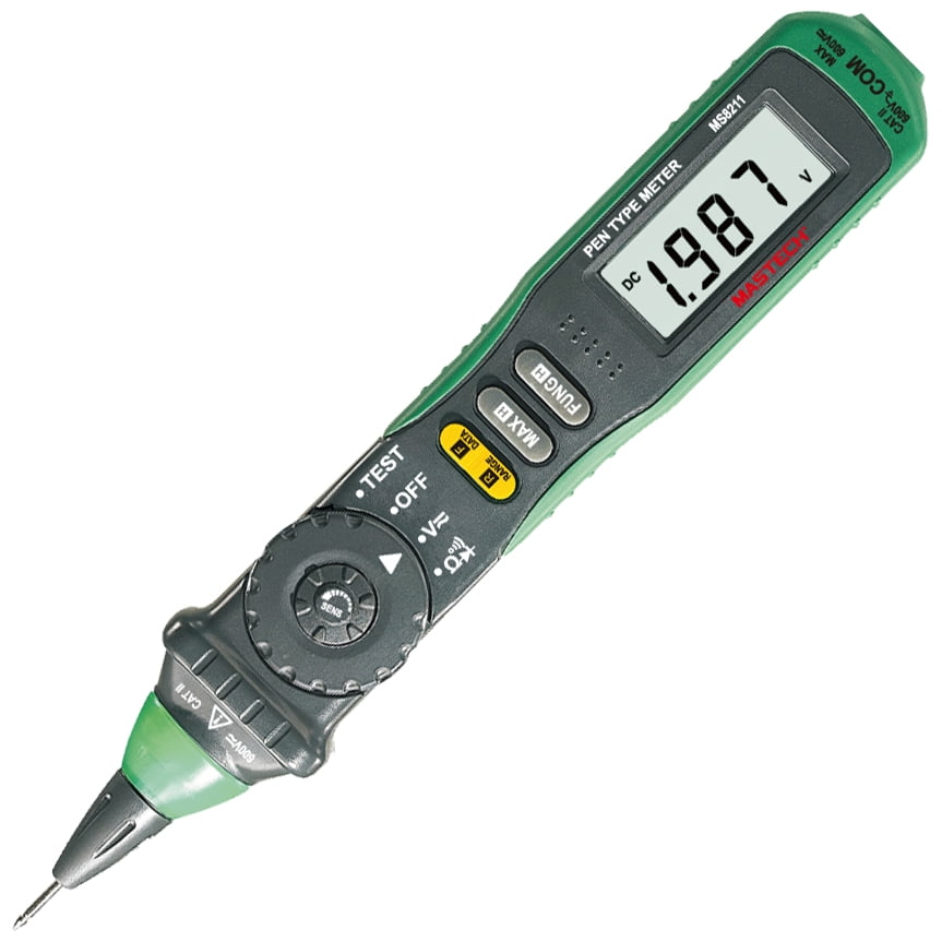 Mastech MS8211 Pen-Type Auto-Ranging Digital Multimeter with Non ...