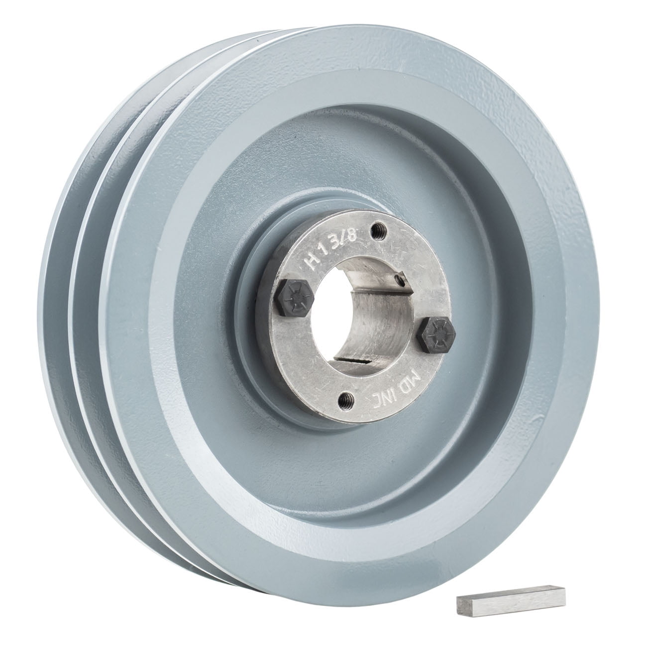 Mastedrive Cast Iron 6.75" Dual Groove Pulley Belt B Section 5L with 1 ...