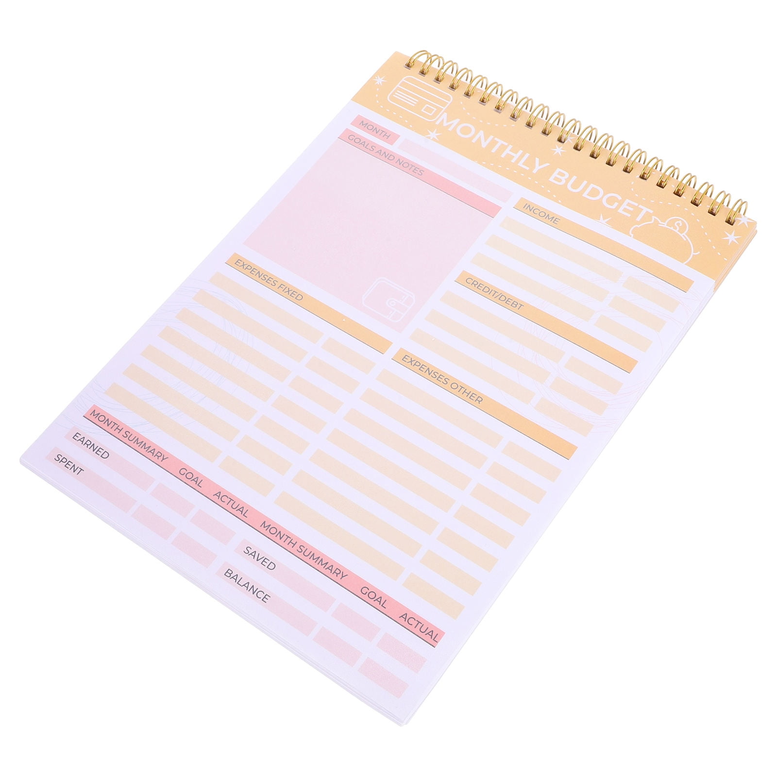 Masteelf 1 Book of Diet Tearable Notebook Meal Planner Household Weekly ...