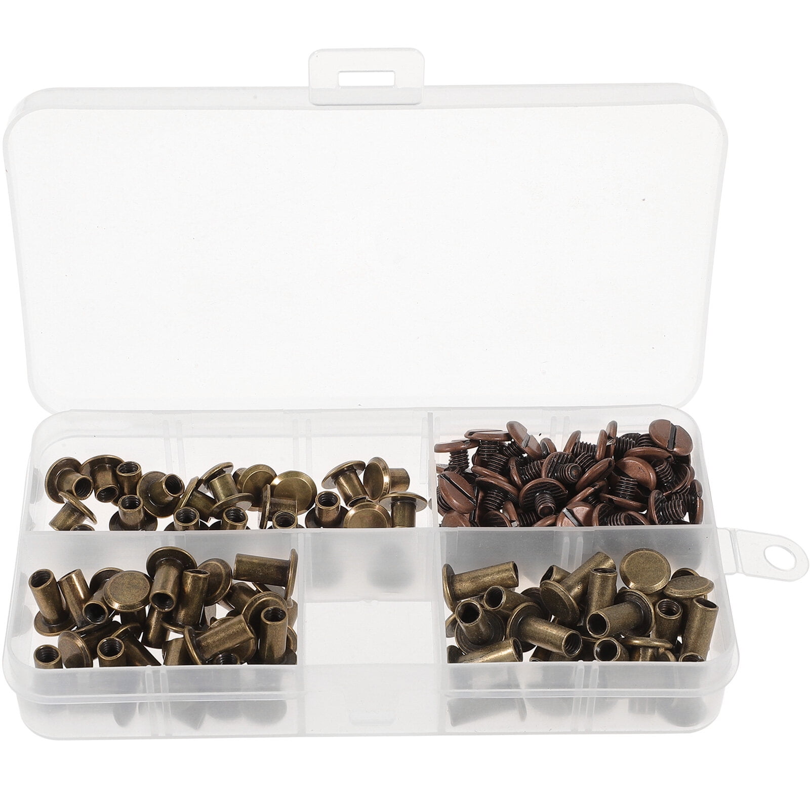 Masteelf 1 Box Double Sided Leather Rivets DIY Luggage Bag Rivets DIY ...