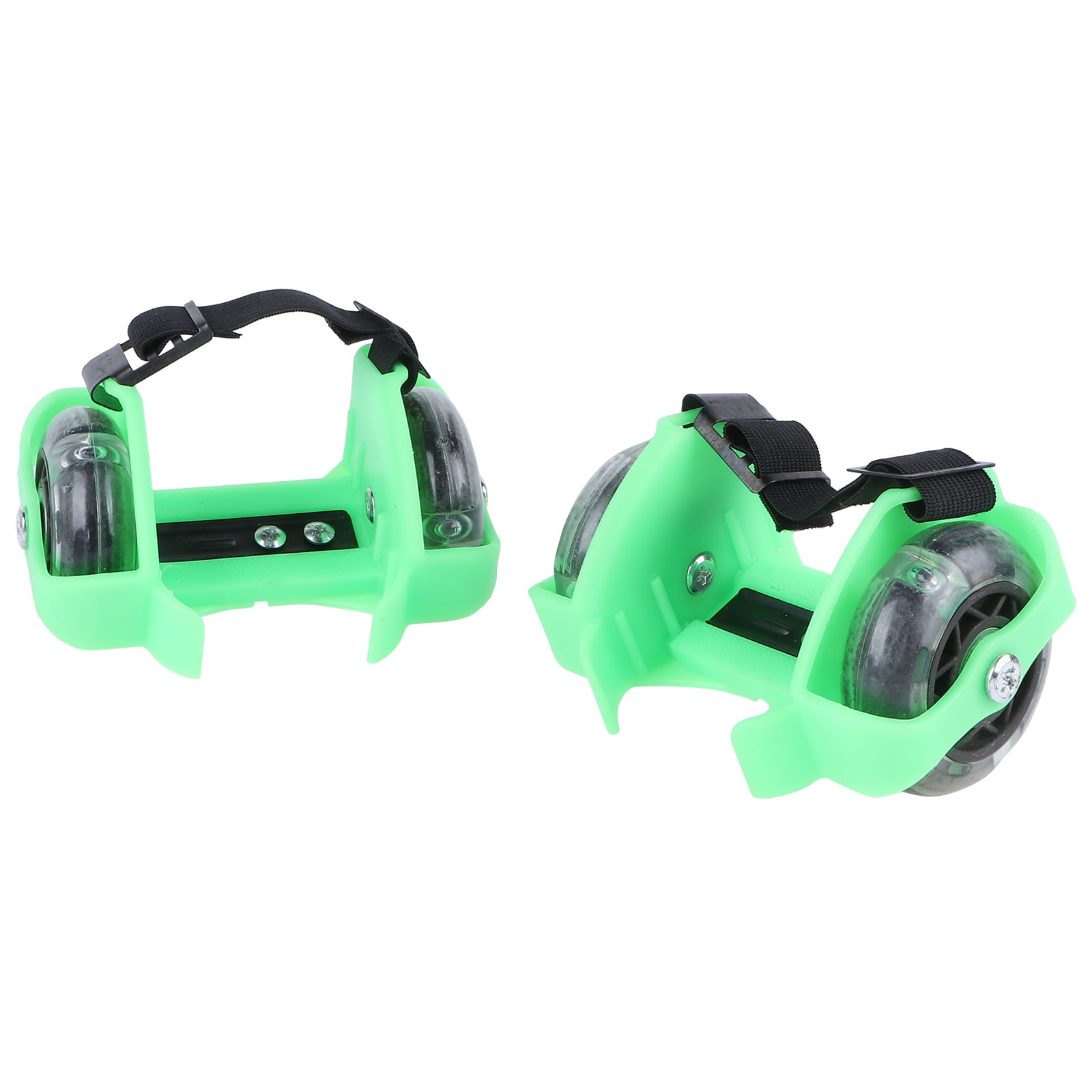 Masteelf 1 Pair Adjustable Skate Shoes with Light Children Wheel Heel ...