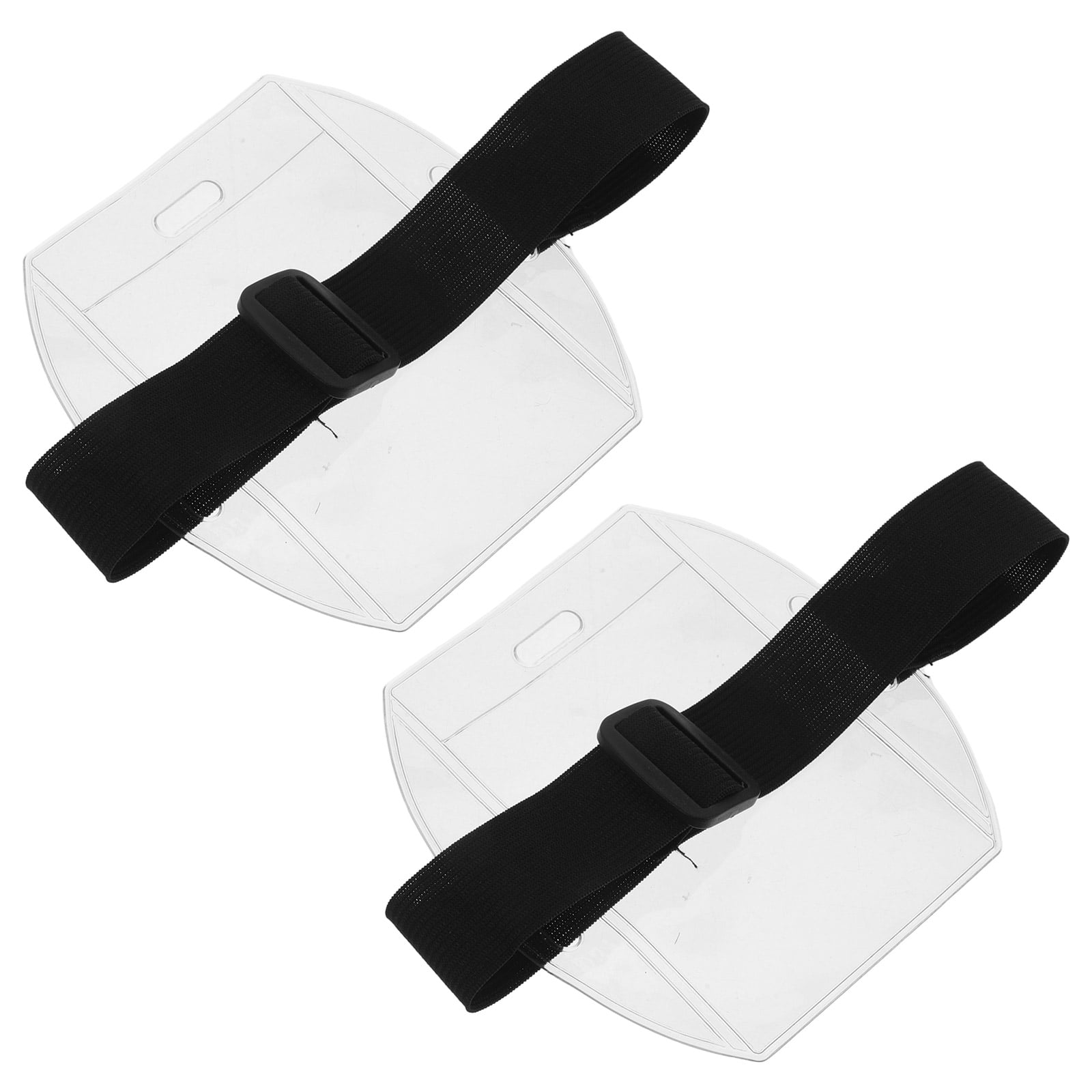 Masteelf 1 Pair Arm Badge Holder Armband Id Badge Holder Visibility Pvc ...