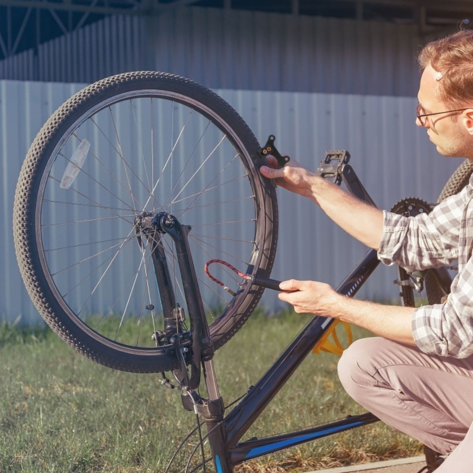 Masteelf 1 Pair Disc Brake Conversion Bracket For Bicycles Metal Brake ...