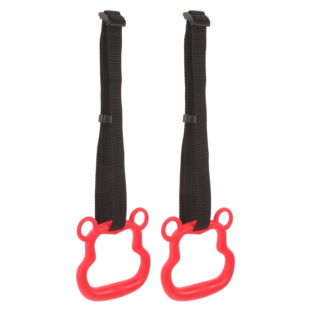 Masteelf 1 Pair Gymnastics Rings With Straps Heavy Duty Pull Up Rings ...