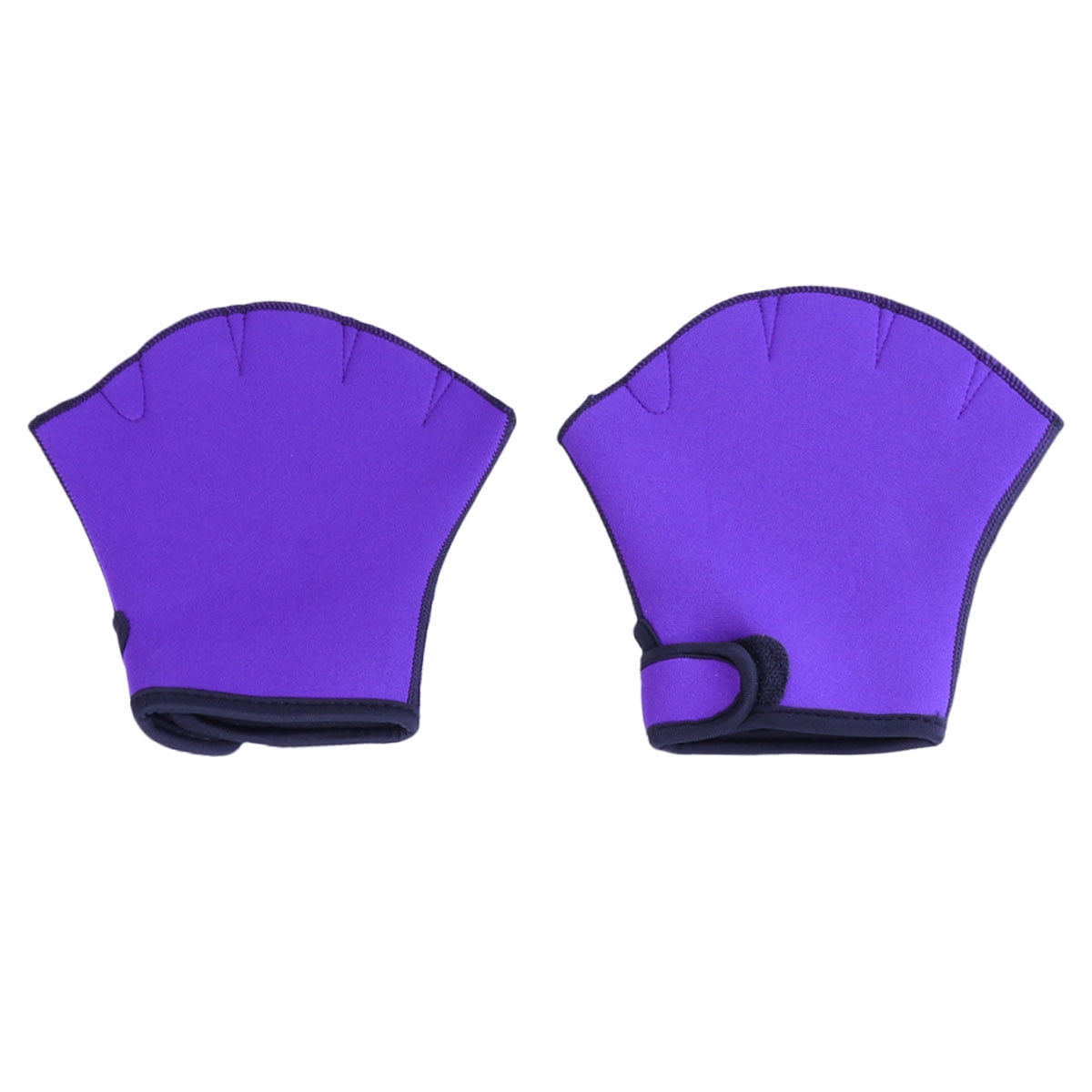 Masteelf 1 Pair Swim Nylon Fingerless Webbed Aquatic Pool Swim Paddles ...