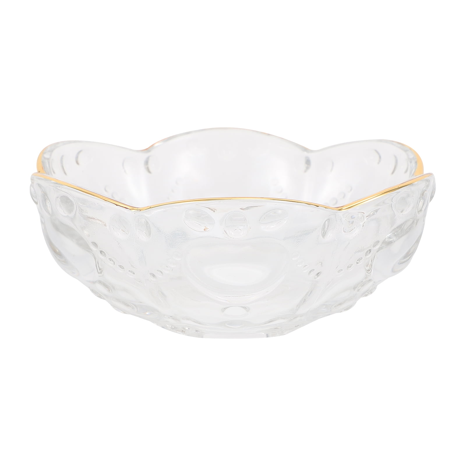Masteelf 1 Pc Exquisite Stylish Glass Kitchen Bowl Irregular Fruit Bowl ...