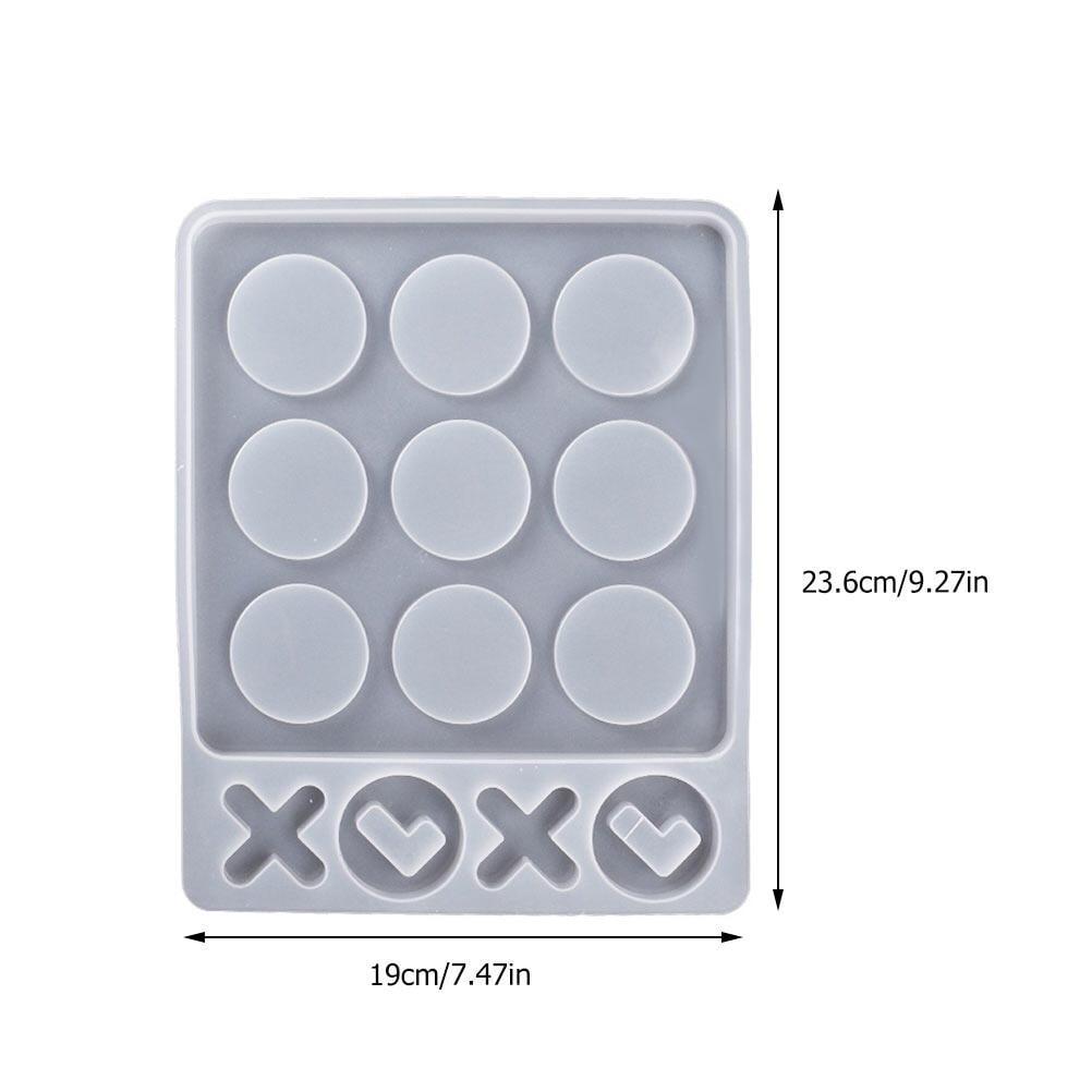 Masteelf 1 Pc Toe Board Game Mold Creative Chess board Silicone Mold ...