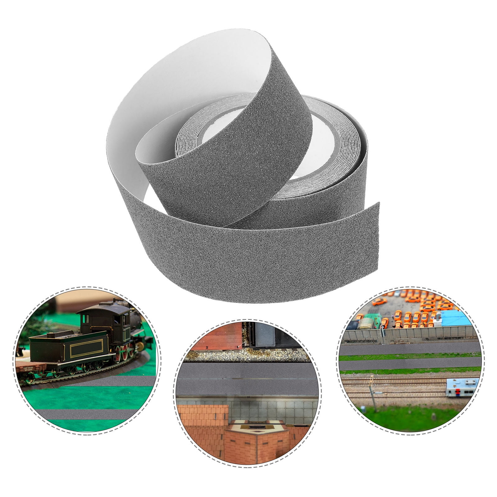 Masteelf 1 Roll Self-Adhesive Realistic Road Model Decal Simulation ...