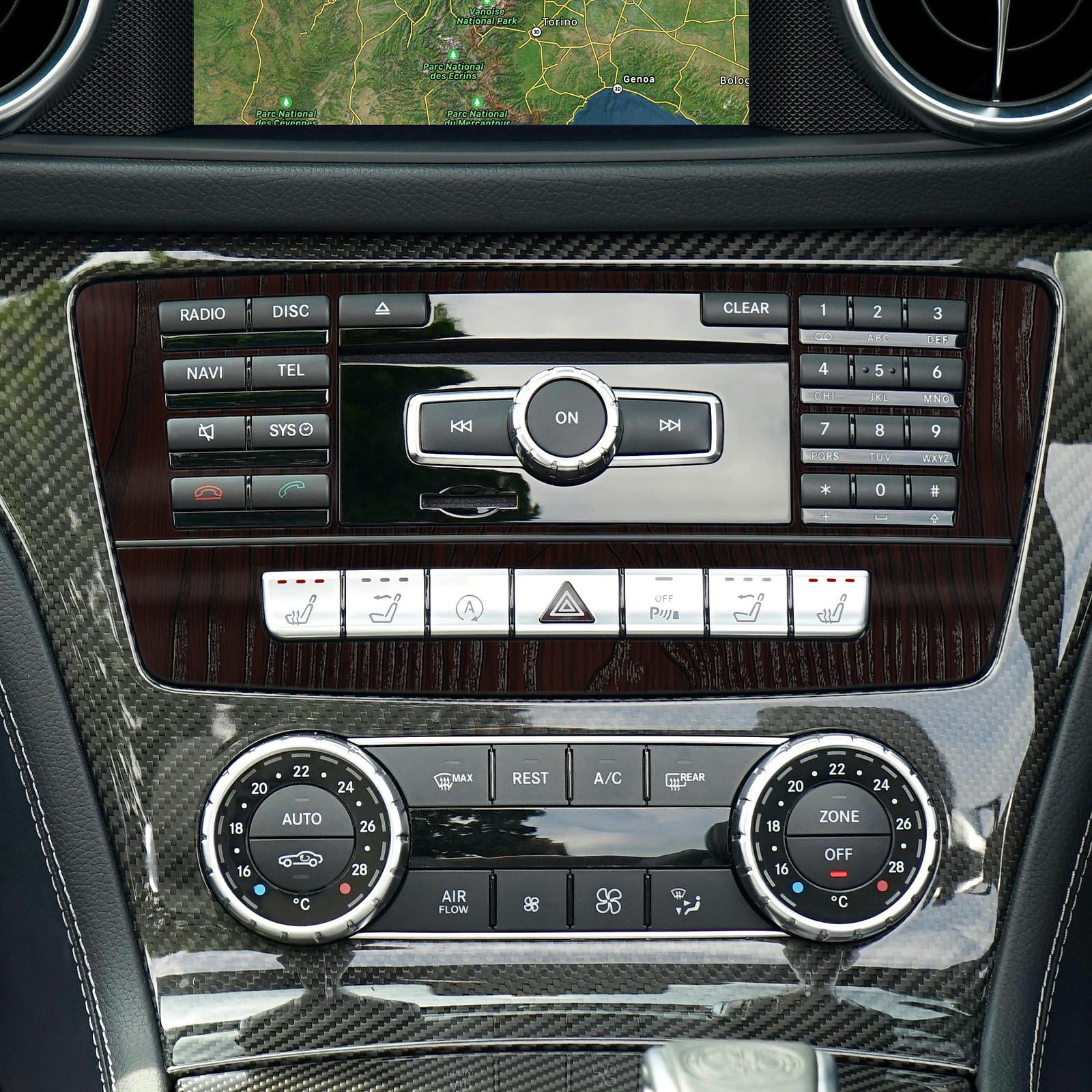 Masteelf 1 Roll Of Wood Grain Textured Sticker For Car Interior Wood ...