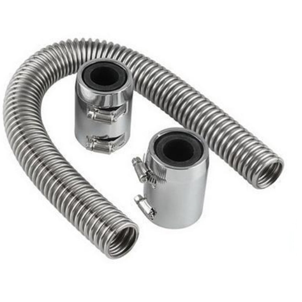 Masteelf 1 Set 24 Inches Flexible Upper Lower Radiator Hose Kit