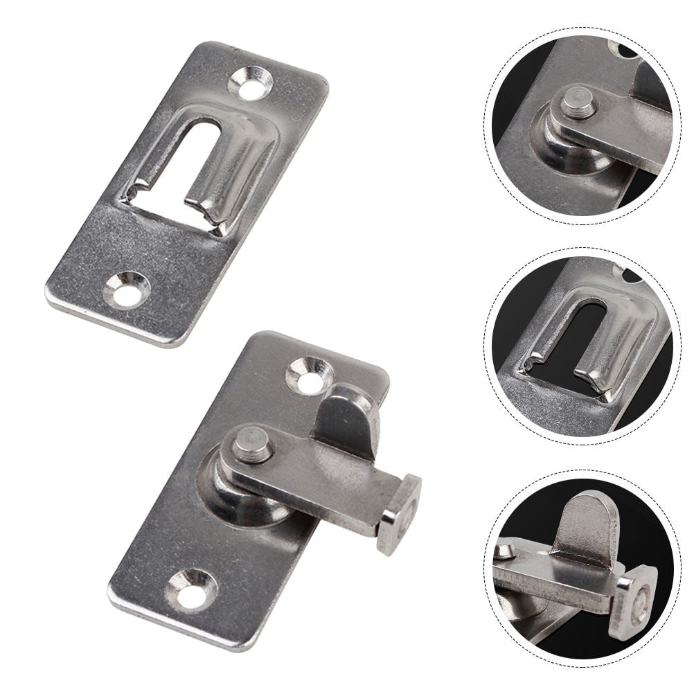 Masteelf 1 Set 90 Degree Stainless Steel Latch Door Lock Toggle Latch ...