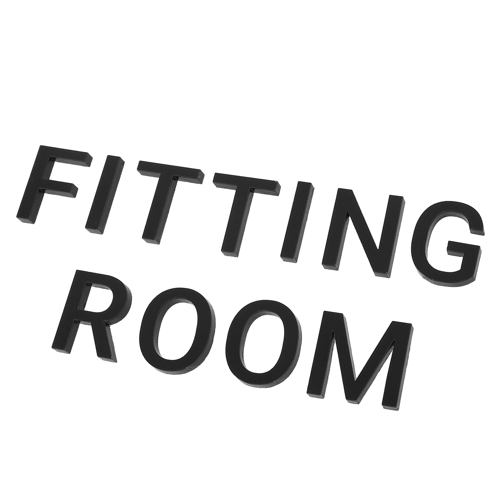 Masteelf 1 Set Acrylic Fitting Room Sign Decal For Clothing Stores Wall ...