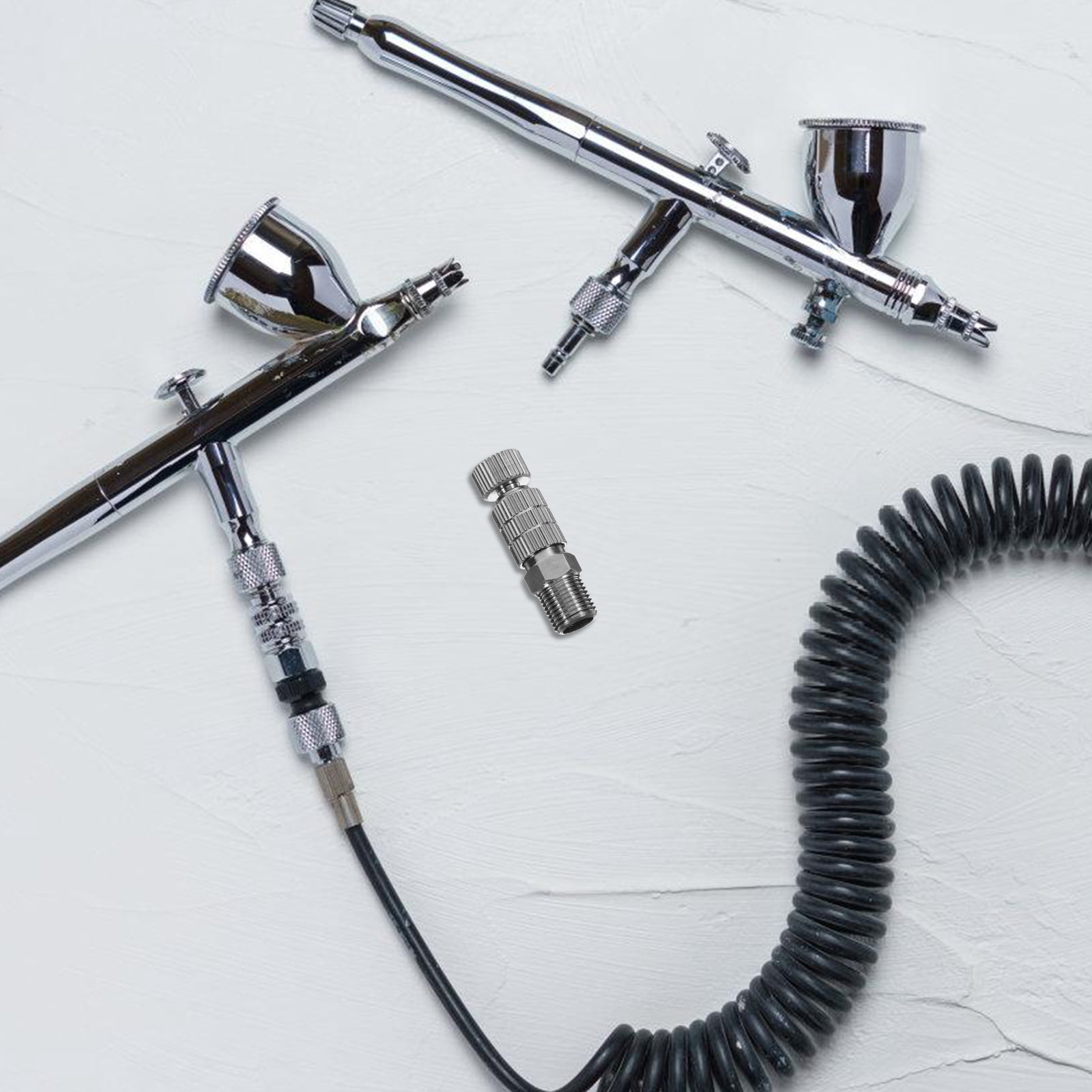 Masteelf 1 Set of Airbrush Adapter Airbrush Metal Fitting Airbrush Hose ...