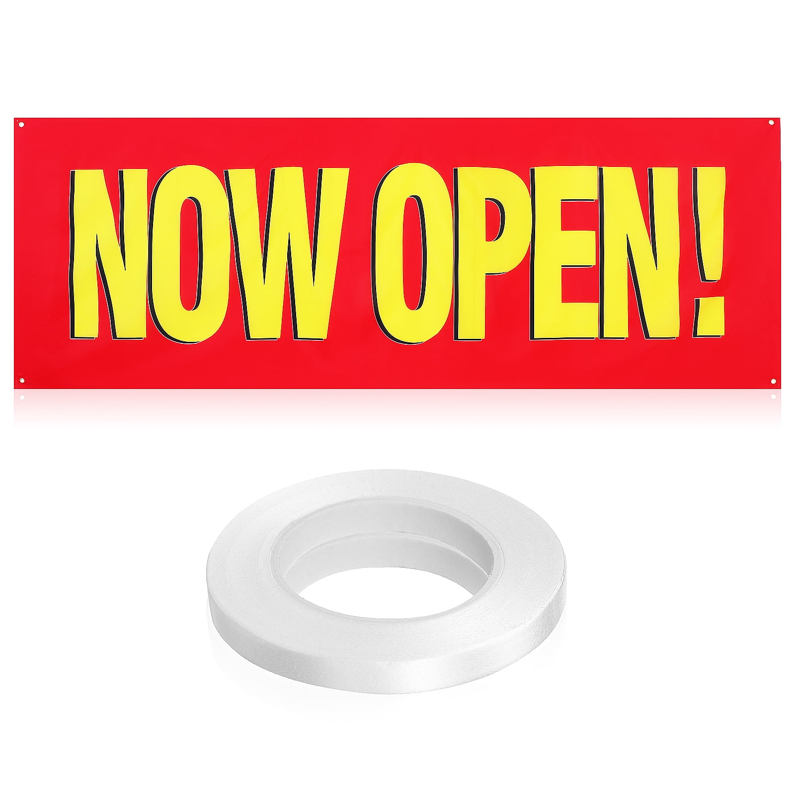 Masteelf 1 Set Banner High Visibility Opening Sign Large Outdoor ...