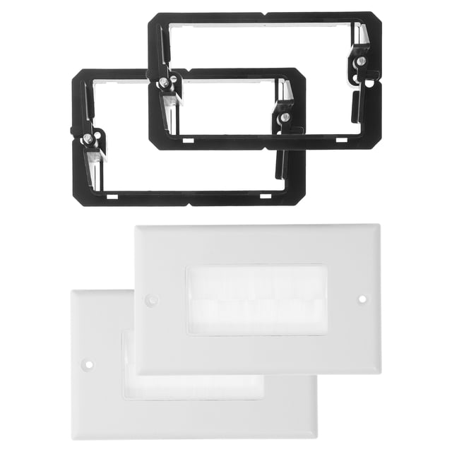 Masteelf 1 Set Brush Panel For Cables Wall Cable Management Cable Wall ...