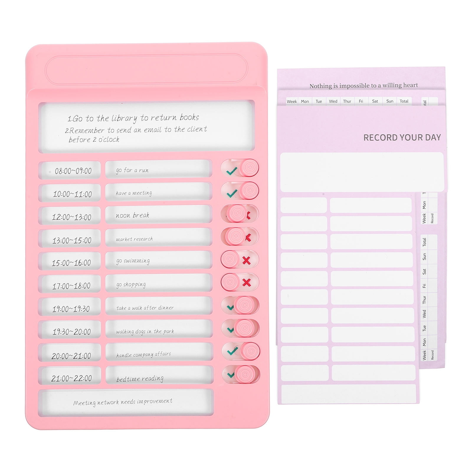Masteelf 1 Set Chart for Kids Board Portable Chores Chart Kids Planning ...
