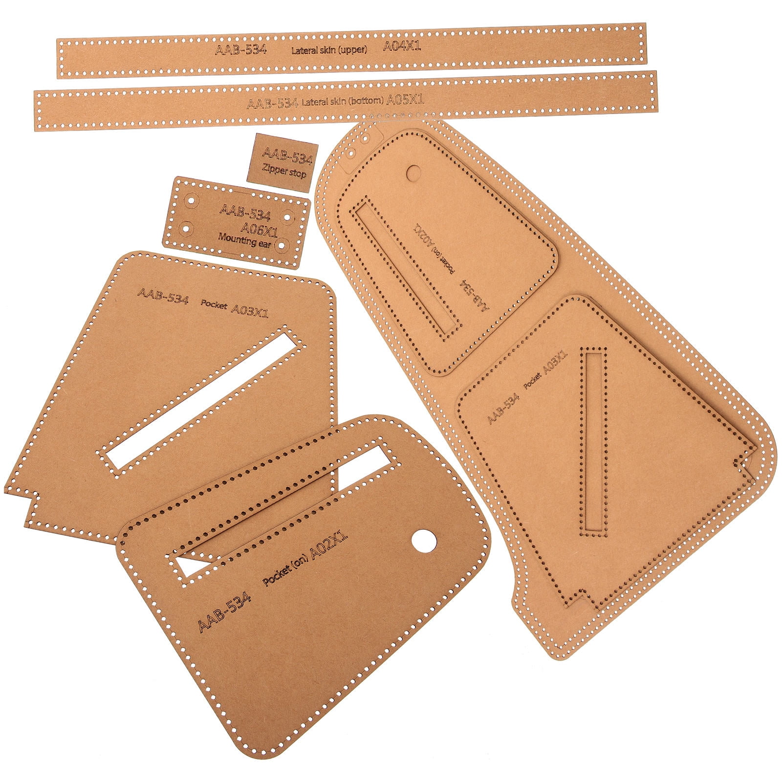 Masteelf Chest Bag Pattern Template Set for Crossbody Bag Making ...