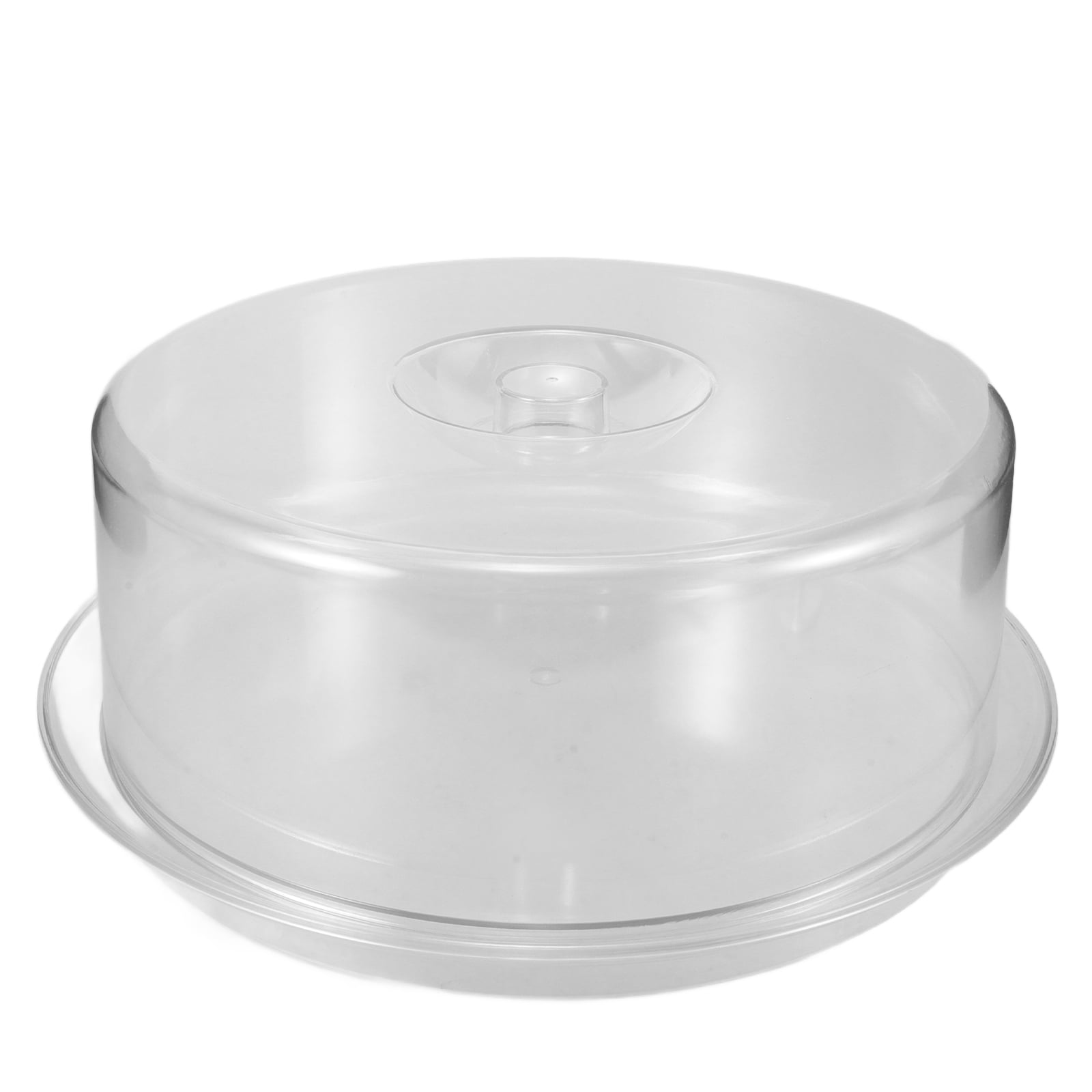 1 Set Transparent Plastic Dome Food Tray Cover Clear Cake Cover Dessert ...