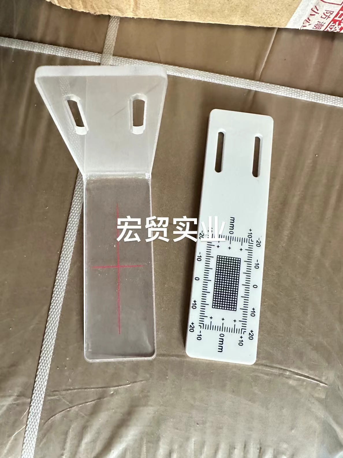 Masteelf 1 Set Corner Crack Monitoring Gauge L Shaped Accurate Plastic ...