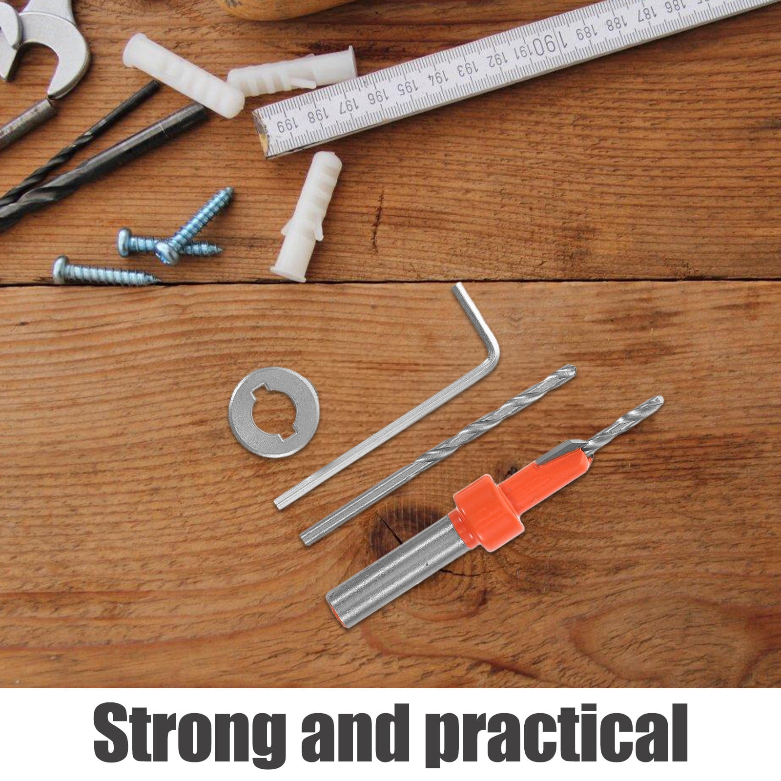 Masteelf 1 Set Countersink Drill Bit Adjustable Drill Bit Countersunk ...