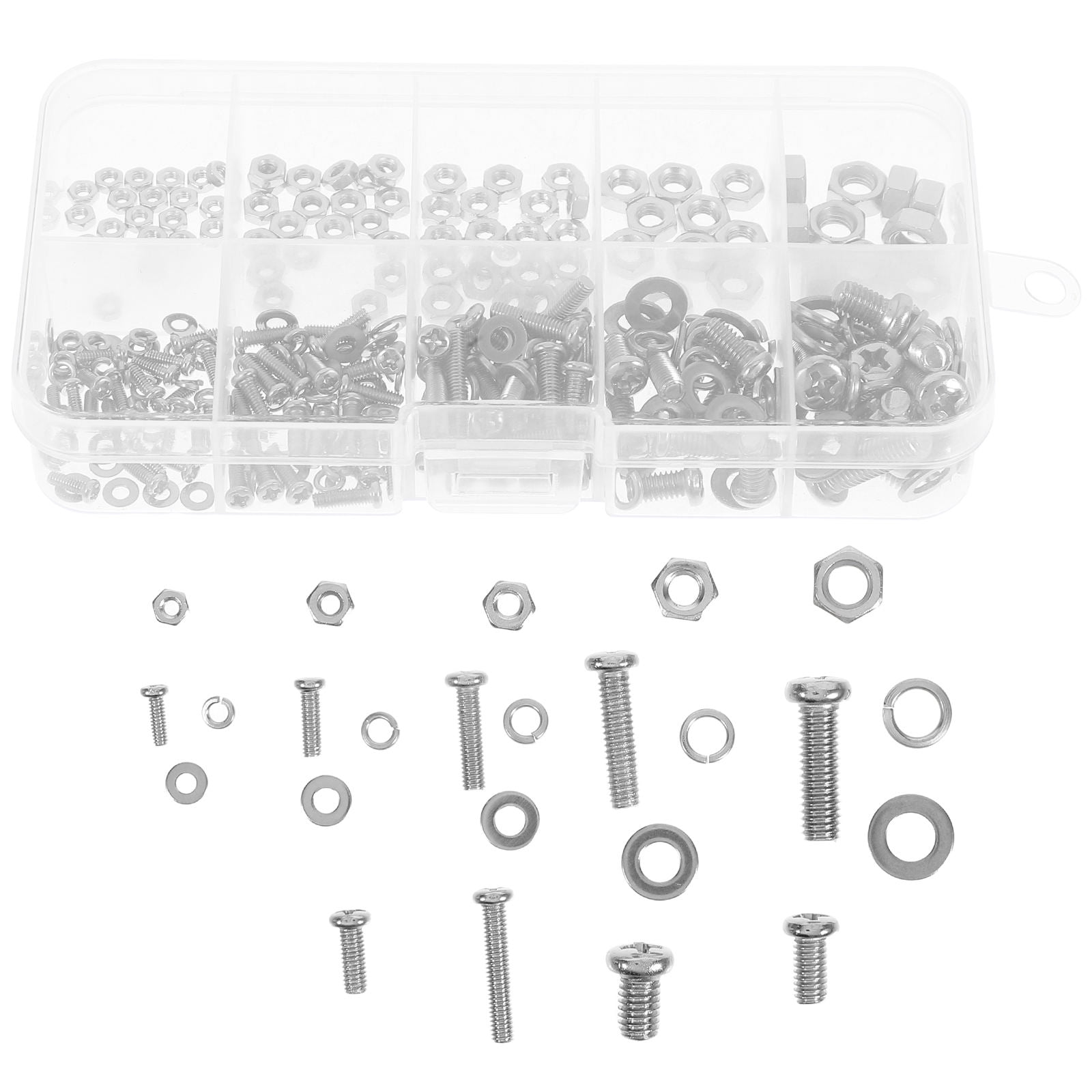 Masteelf 1 Set Cross Pan Head Screws Nuts And Washers Set Secure ...