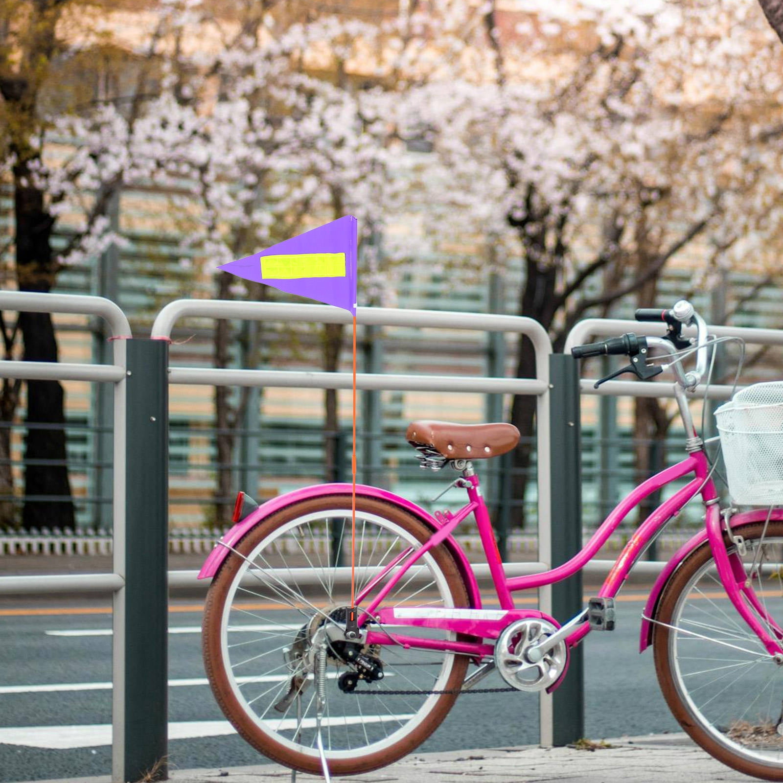 Masteelf 1 Set Flag For Scooter Adjustable Height Safety Flag High Visibility Bike Flag Kids ...