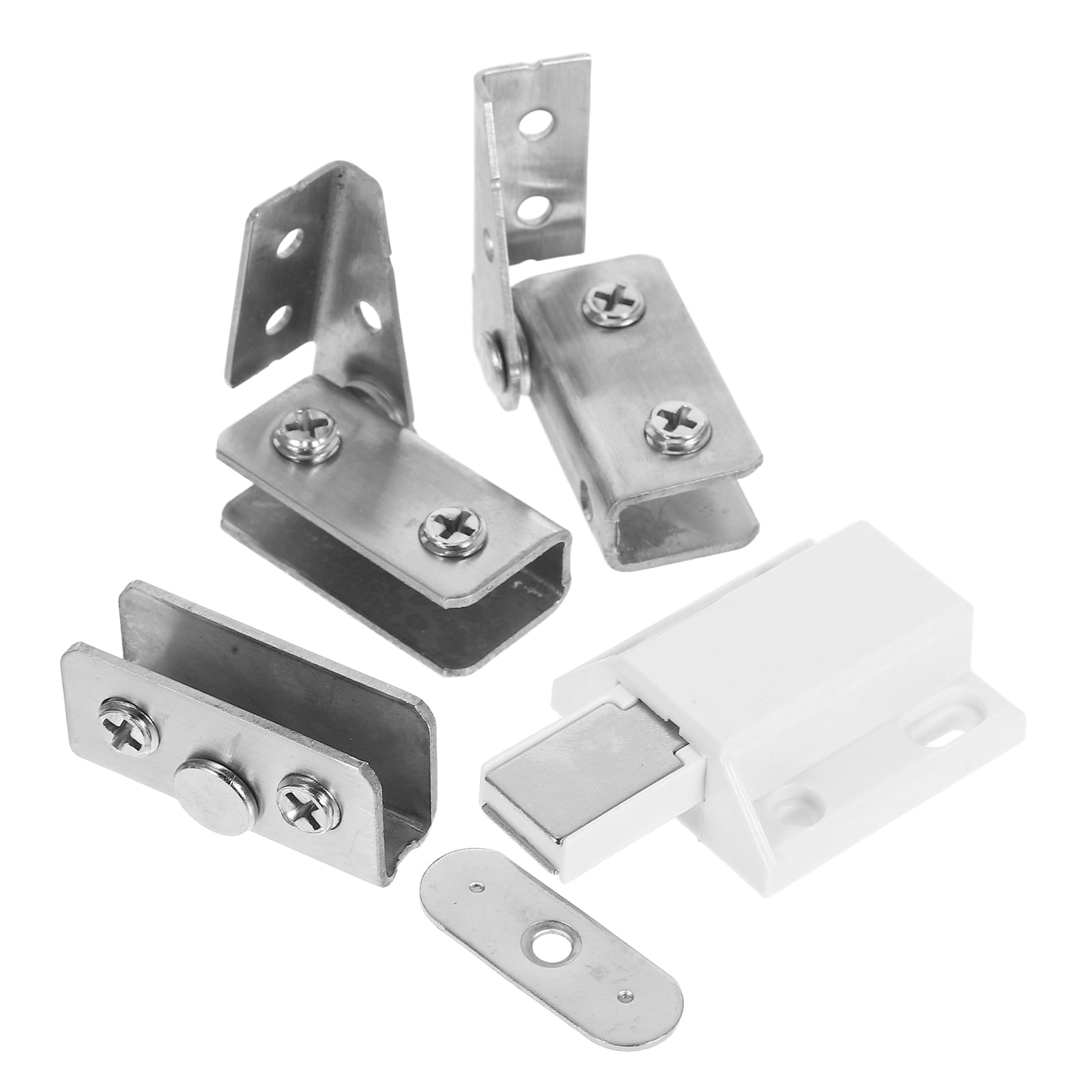 Masteelf 1 Set Glass Door Hinges Glass Door Clamps Cabinet Hinge Clamp ...