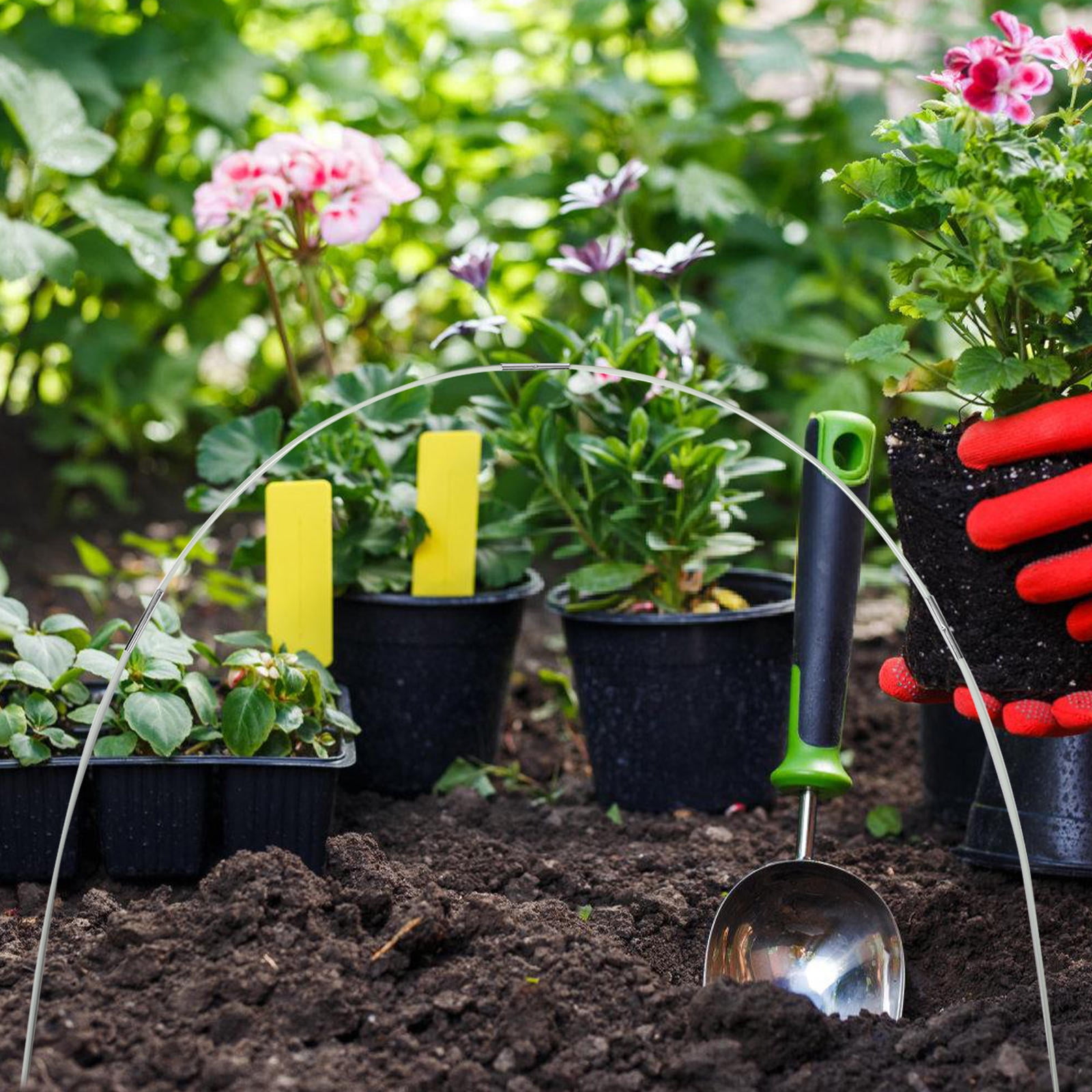 Masteelf 1 Set Greenhouse Hoops Garden Hoops For Raised Bed Super ...