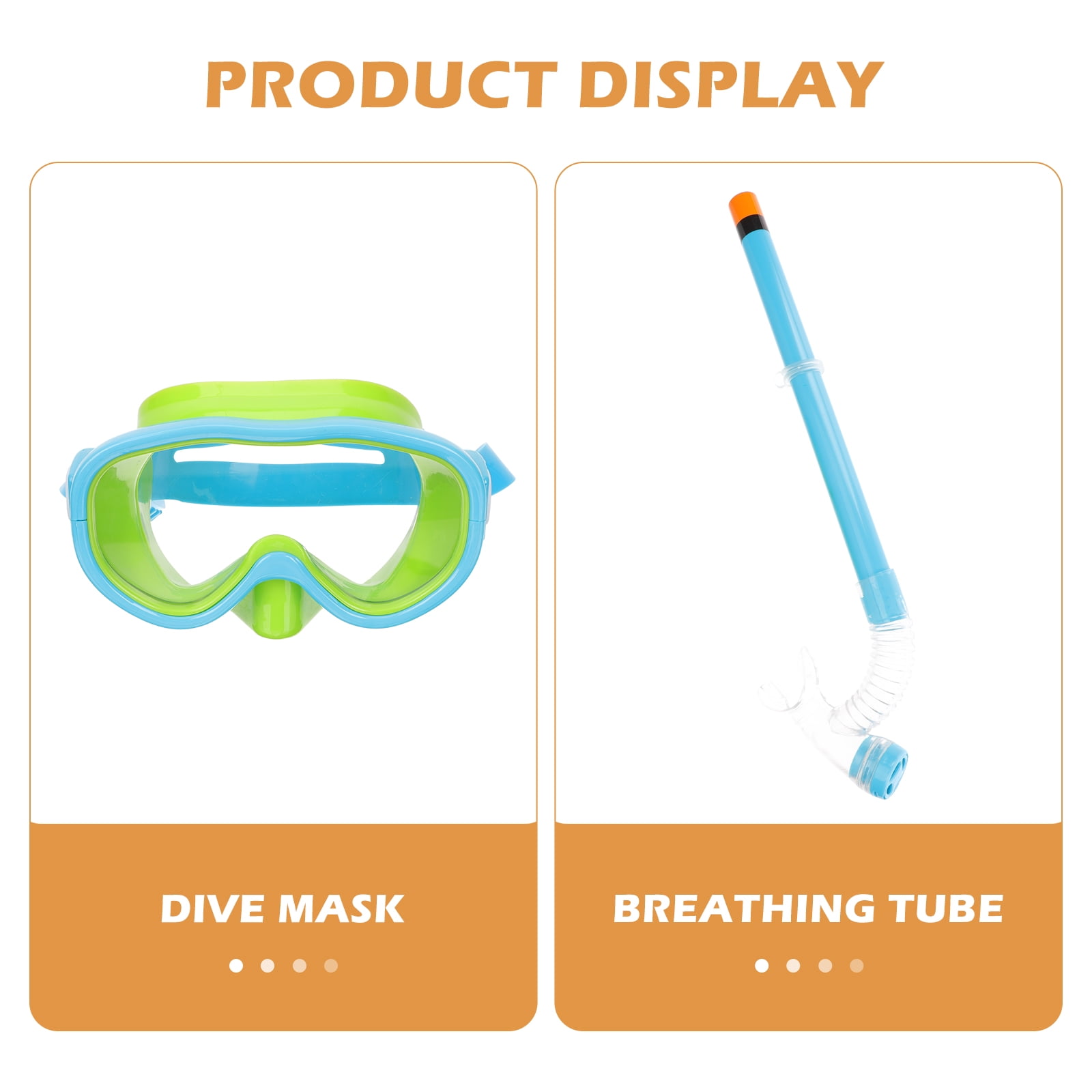 Masteelf 1 Set Kids Diving Mask Set Kids Snorkeling Gear Children Scuba ...