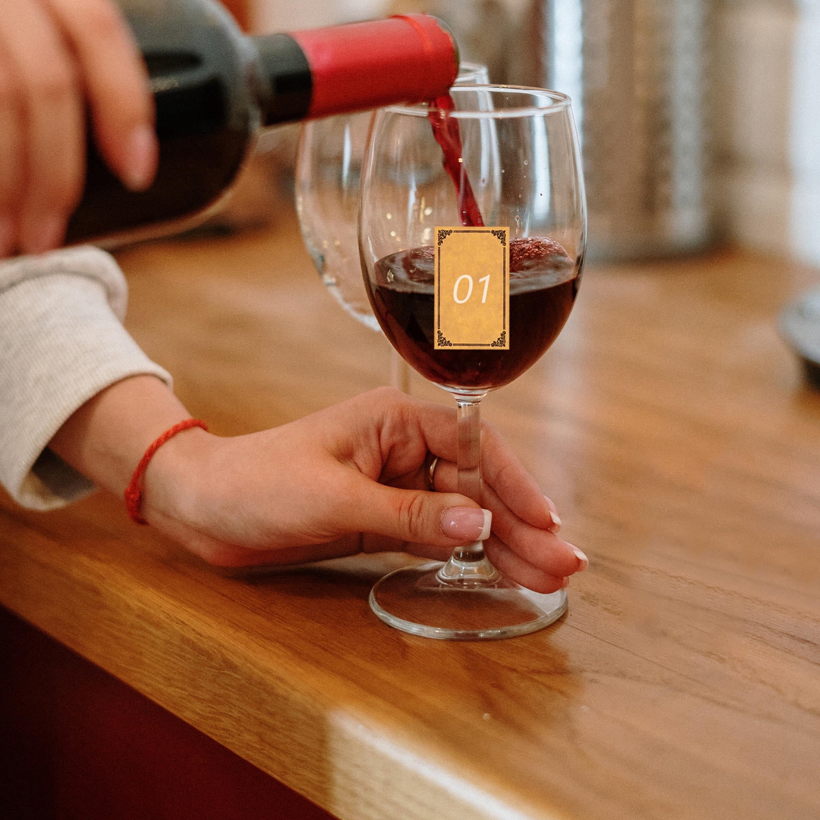 Masteelf 1 Set Labels For Glass Bottles Kraft Paper Bottle Labels Kraft ...