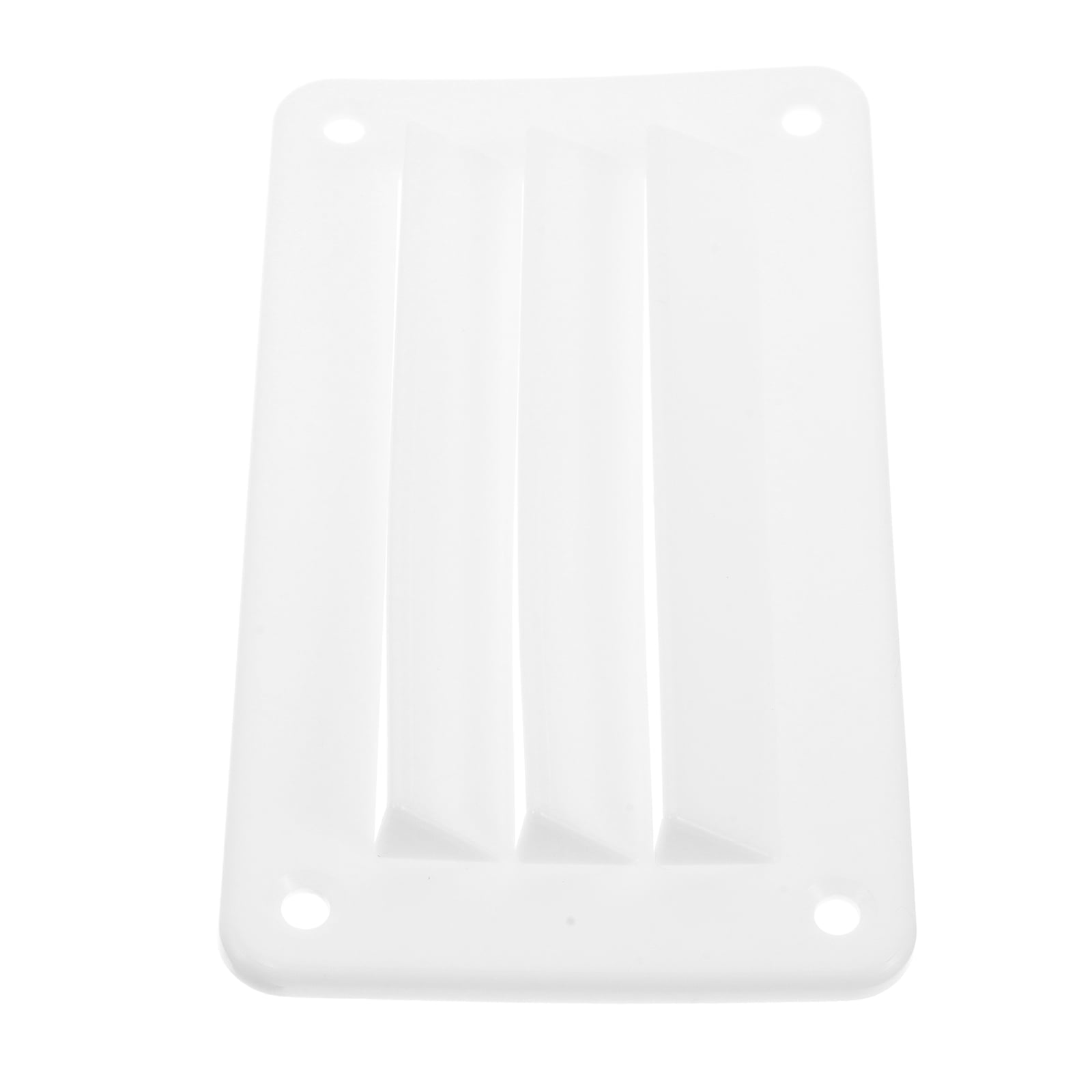 Masteelf 1 Set Marine and RV Louvered Vent with 4 Screws White Plastic ...