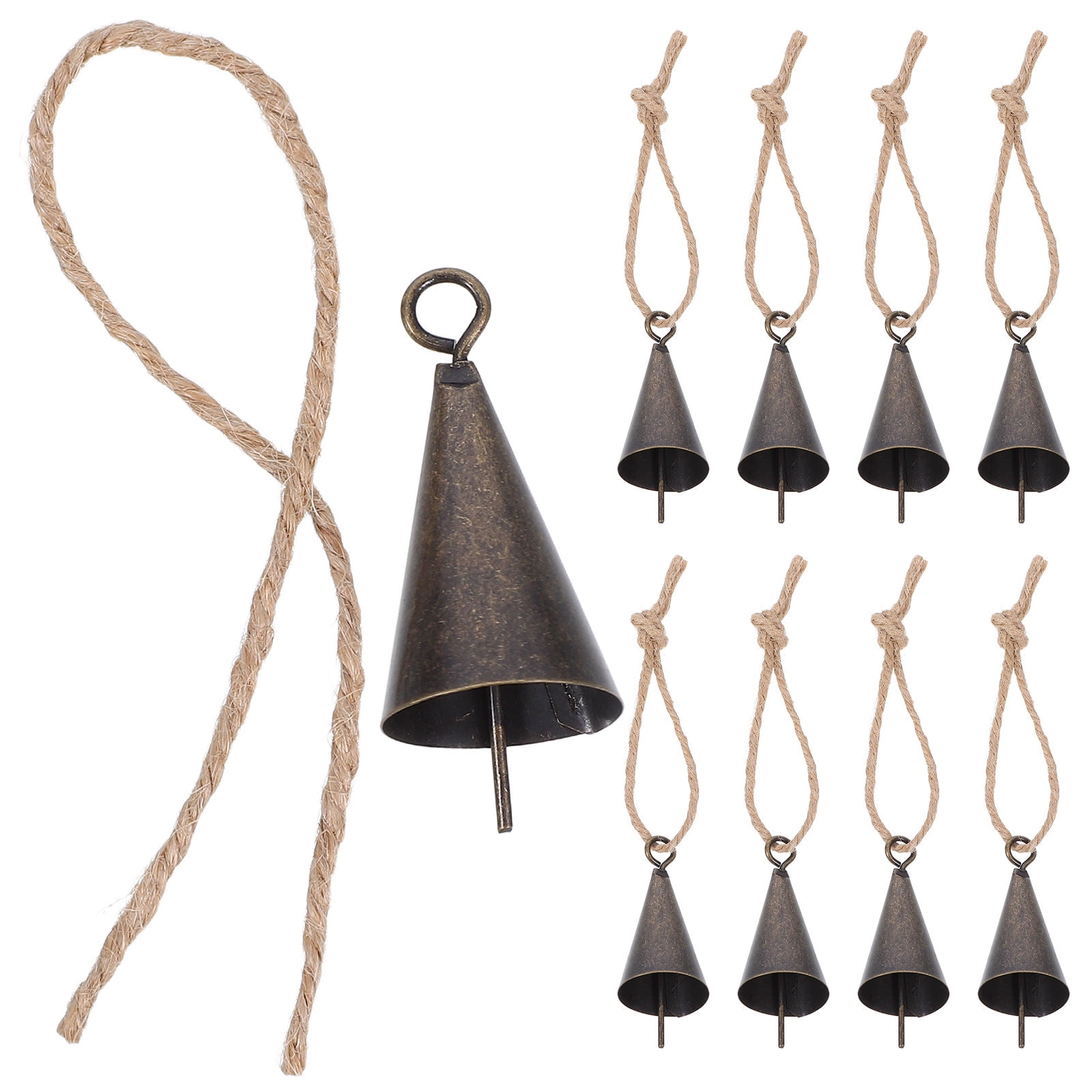 Masteelf 1 Set Metal Indoor Outdoor Decorative Cow Bells Tibetan ...