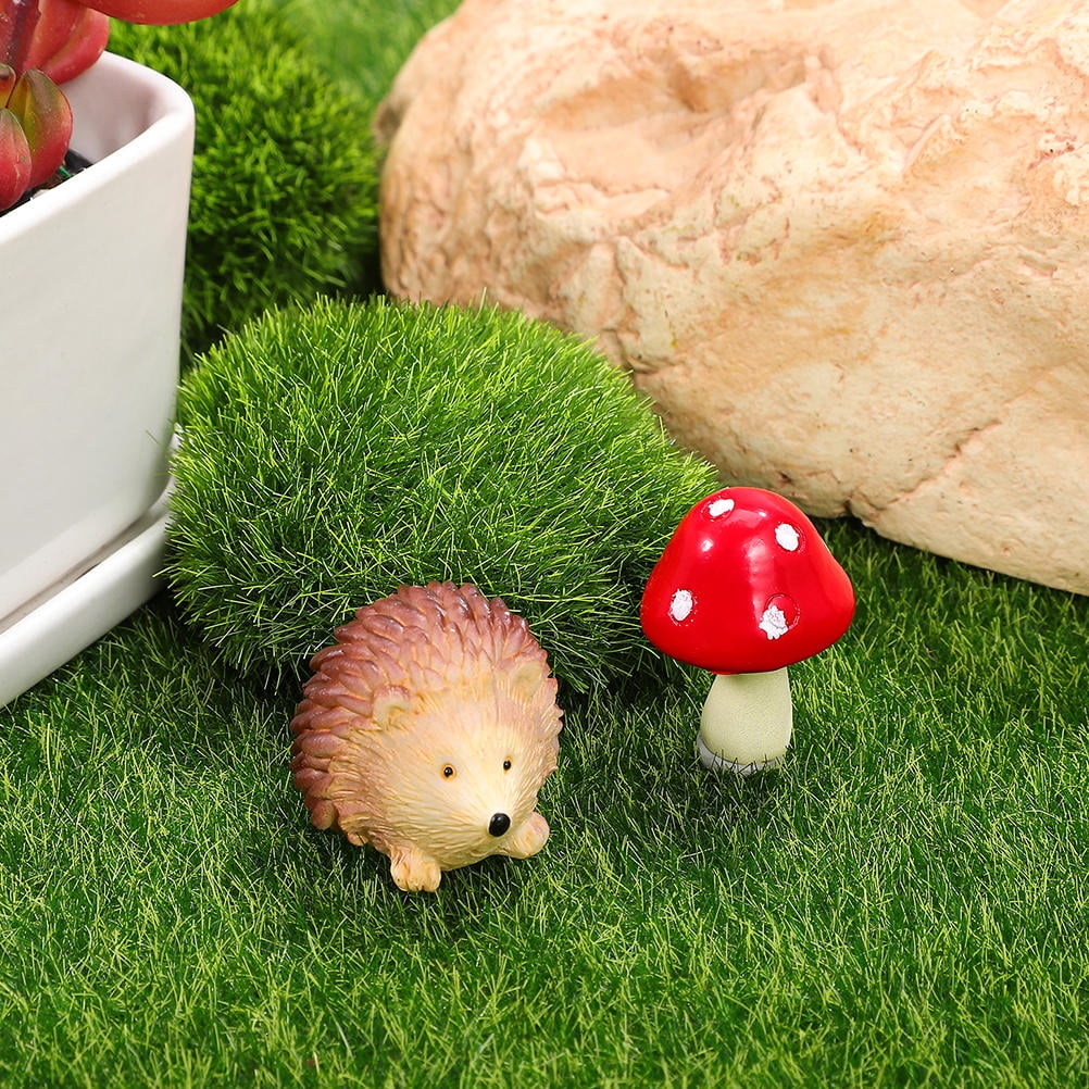 Masteelf 1 Set Mini Garden Accessories Miniatures Figurines Mushroom ...