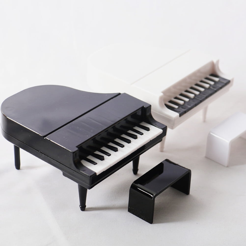 Masteelf 1 Set Mini Piano Photography Prop Dollhouse Plastic Piano Mini ...