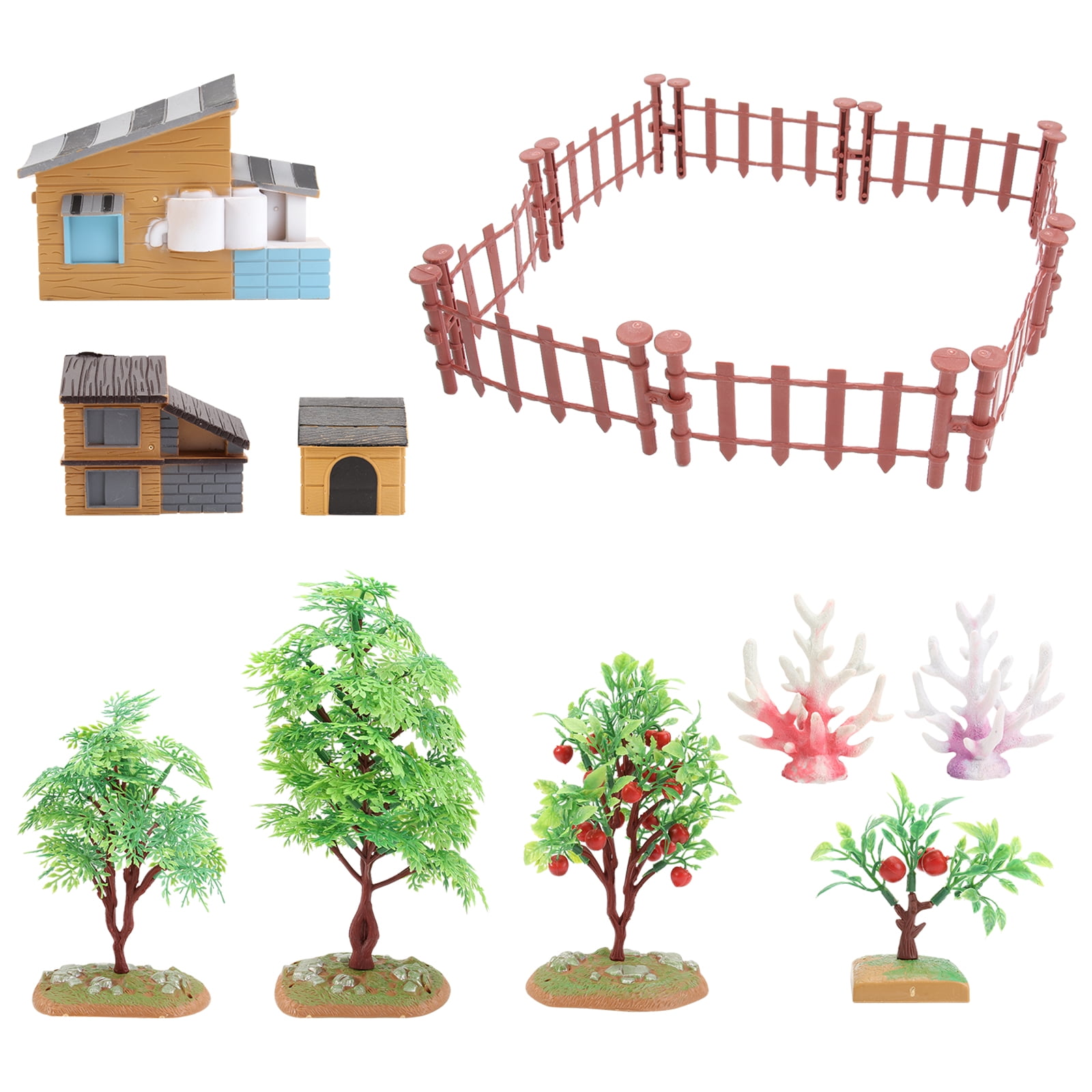 Masteelf 1 Set Model Toy Farm Scene Adornment Kids Toy Simulation Farm ...