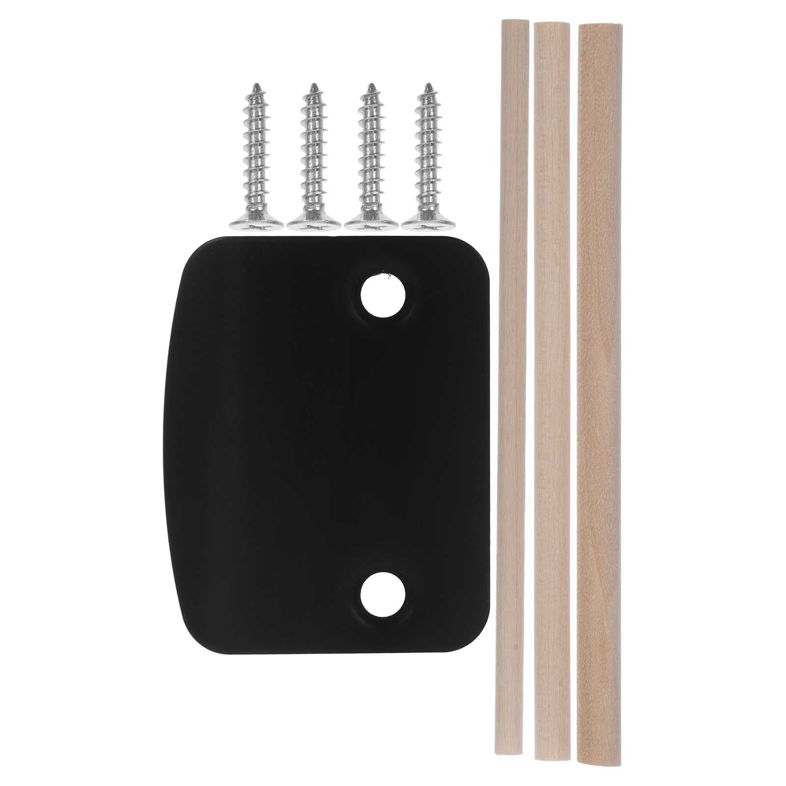 Masteelf Door Hinge Filler Plate Set, Door Strike Plate, Deadbolt ...