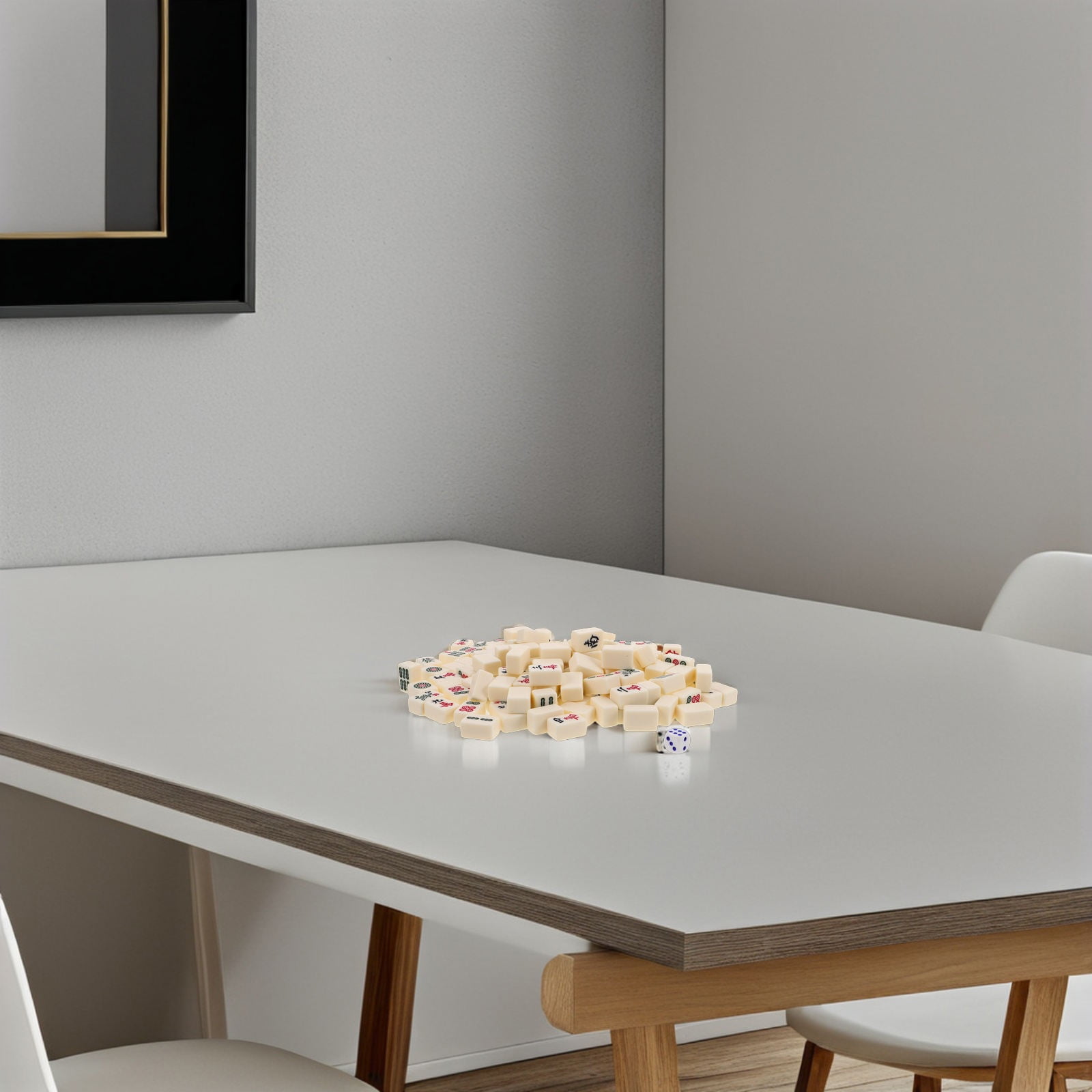 Masteelf 1 Set Of Portable Mini Mahjong Set Travel Friendly Mahjong ...