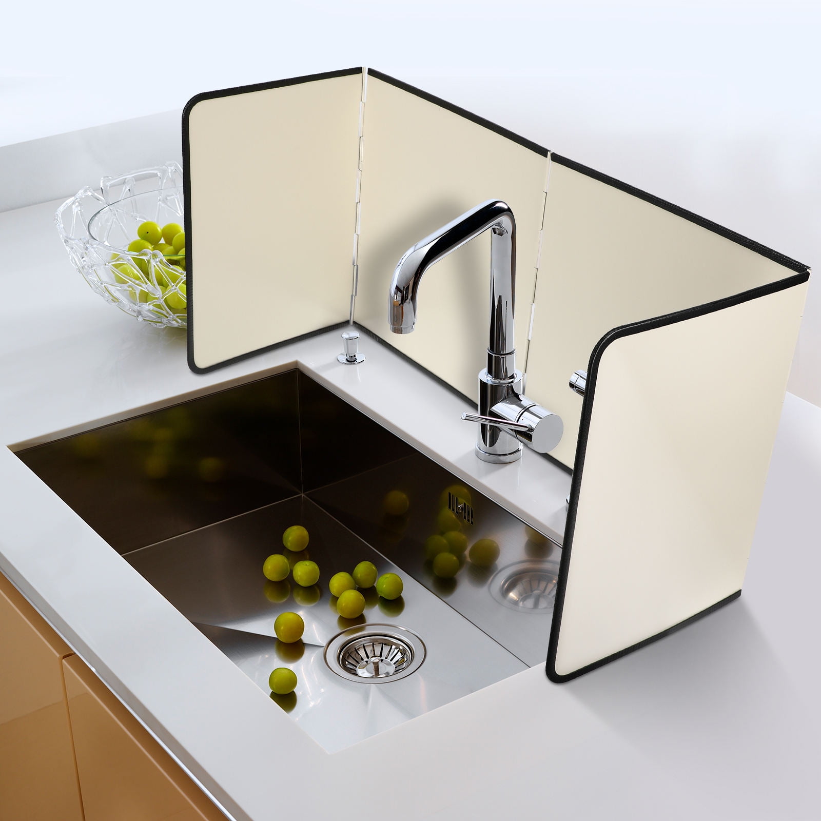 Masteelf 1 Set Oil Splash Guard Folding Stove Splatter Screen Kitchen ...