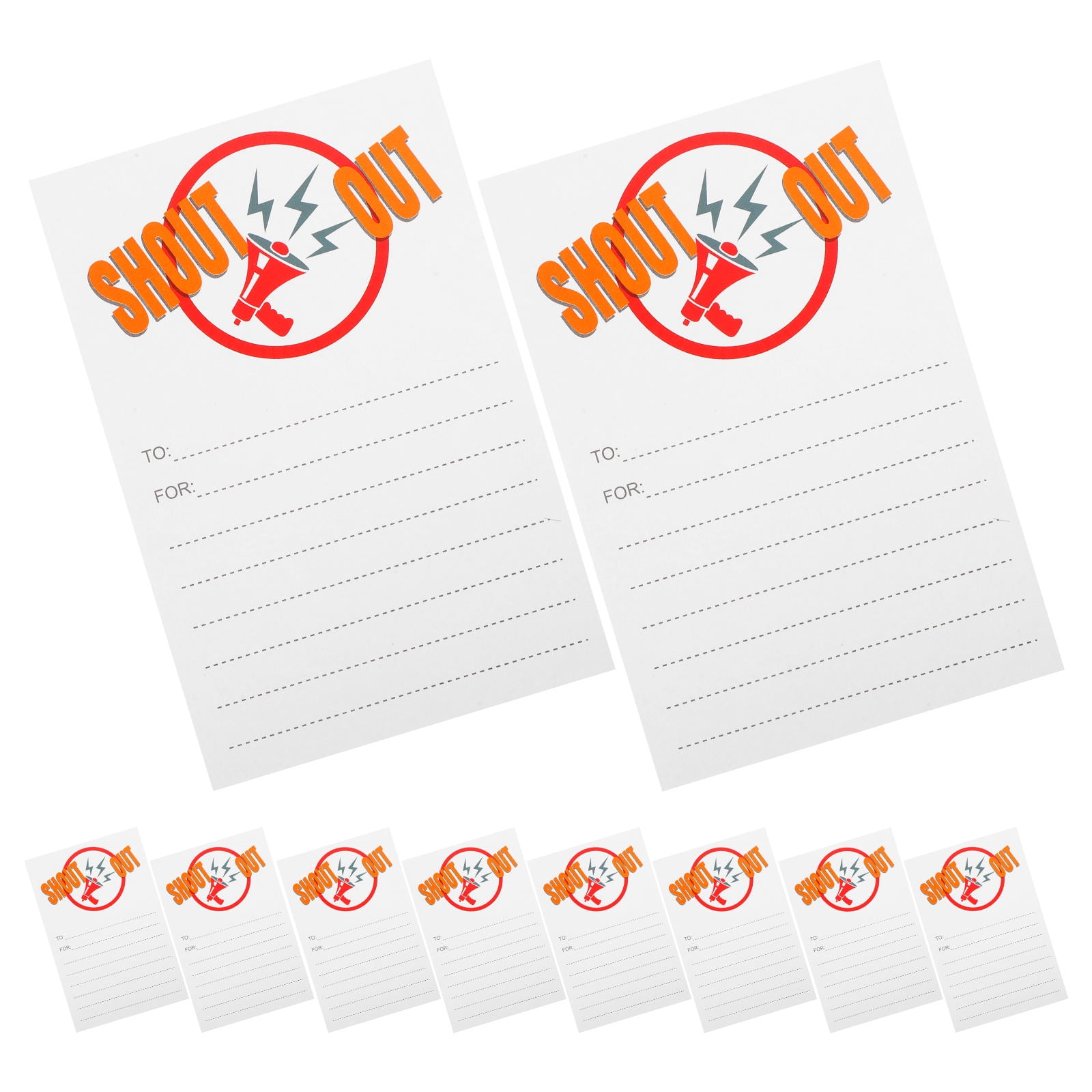 Masteelf 1 Set Positive Shout Out Cards For Classroom Workplace ...