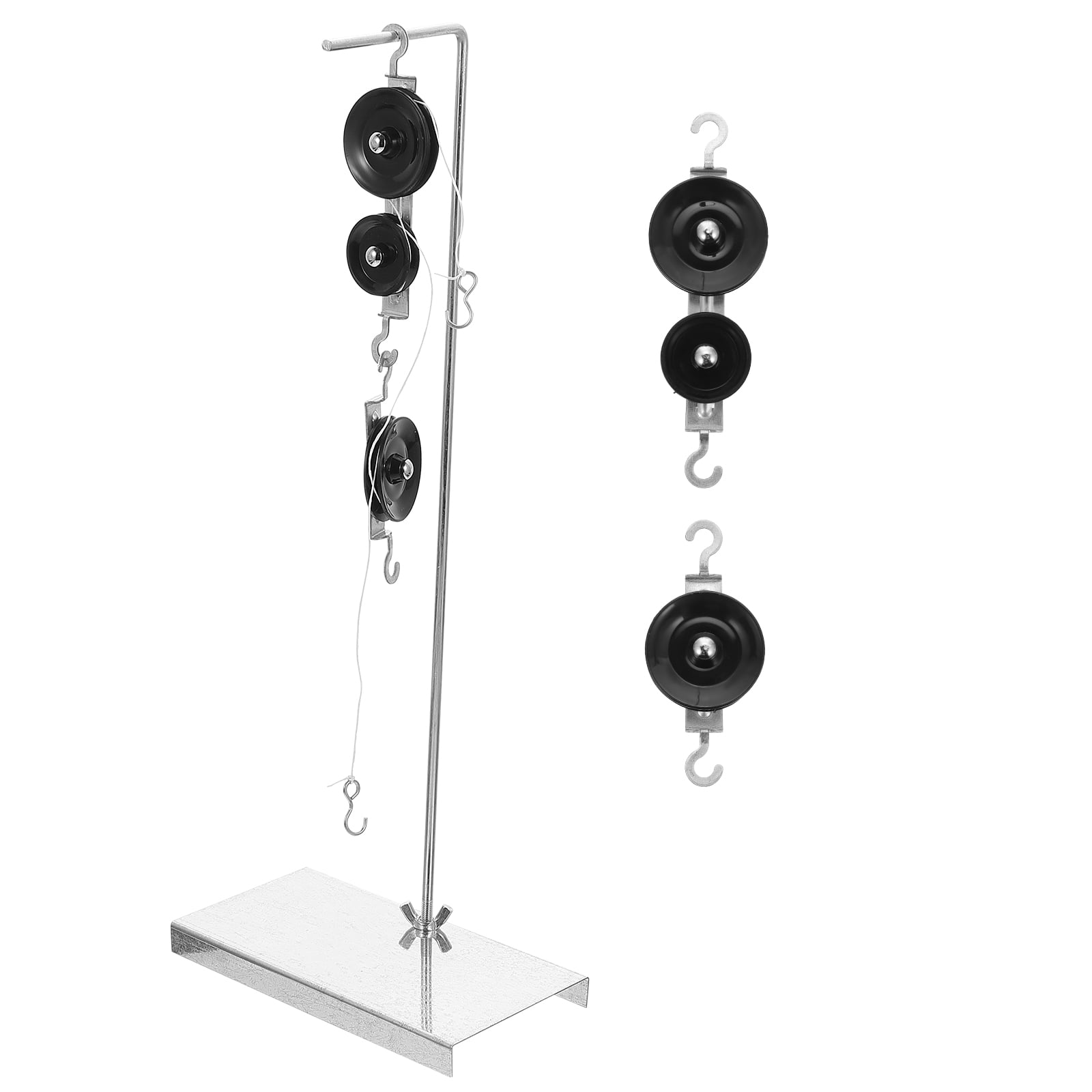 Masteelf 1 Set Pulley Block Set Holder Rope Physics Experiments Tool ...