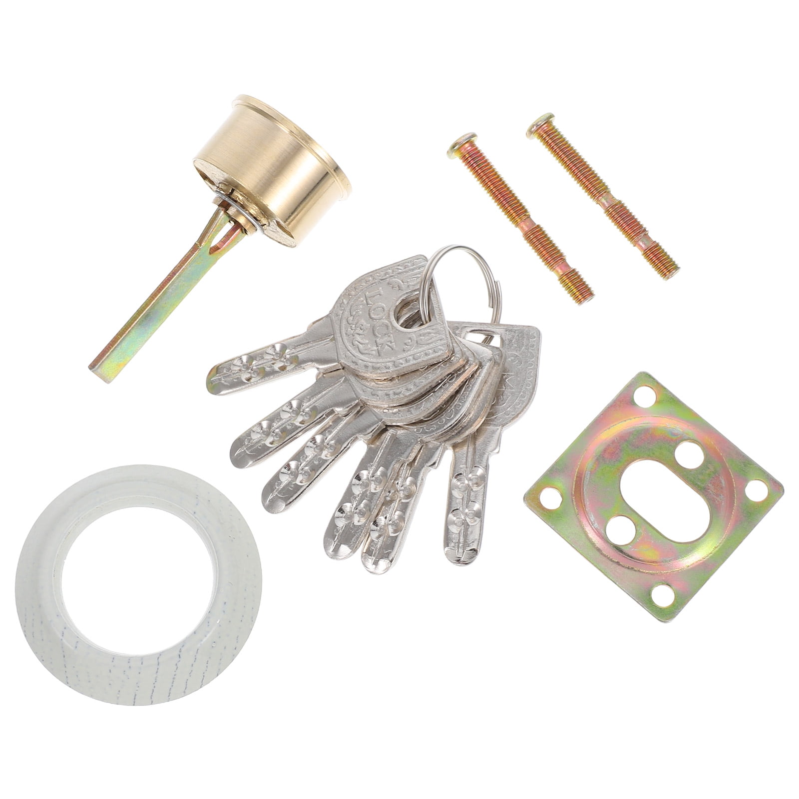 Masteelf 1 Set Security Copper Lock Core Easy To Install Metal Lock ...
