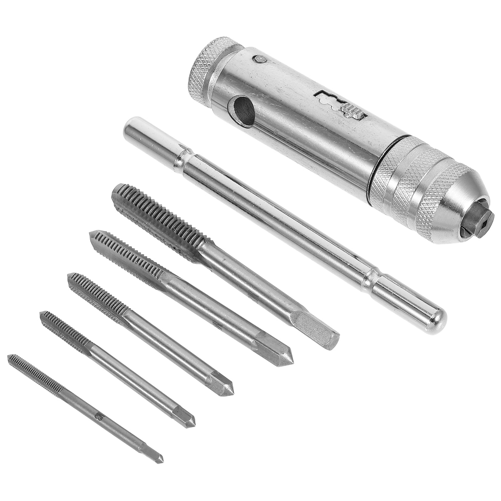 Masteelf 1 Set T-Handle Ratchet Tap Wrench with -M8 Thread Screw Taps ...