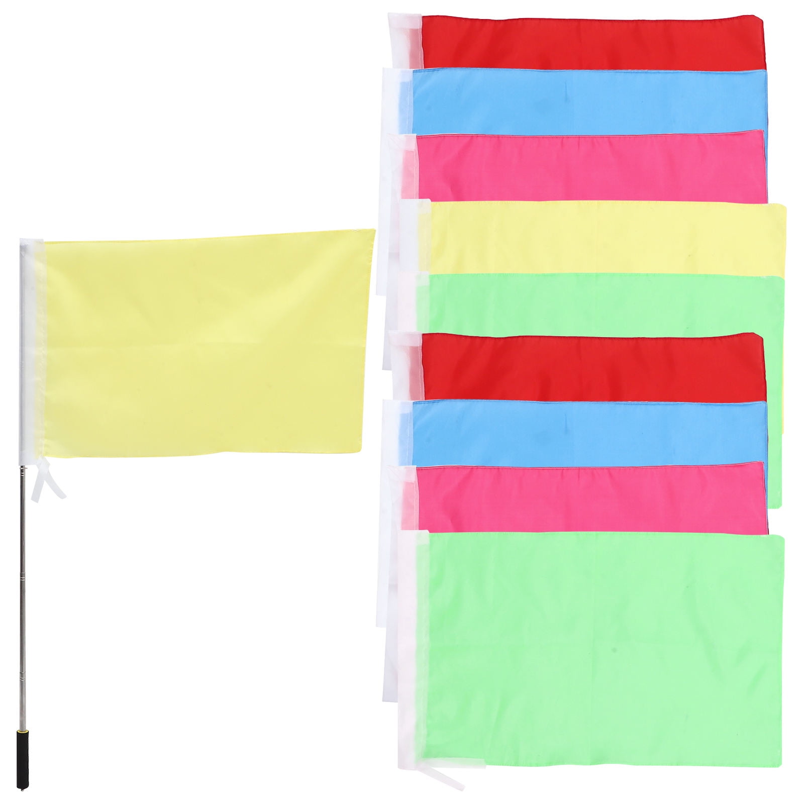 Masteelf 1 Set Telescopic Handheld Flagpole for Team Building ...