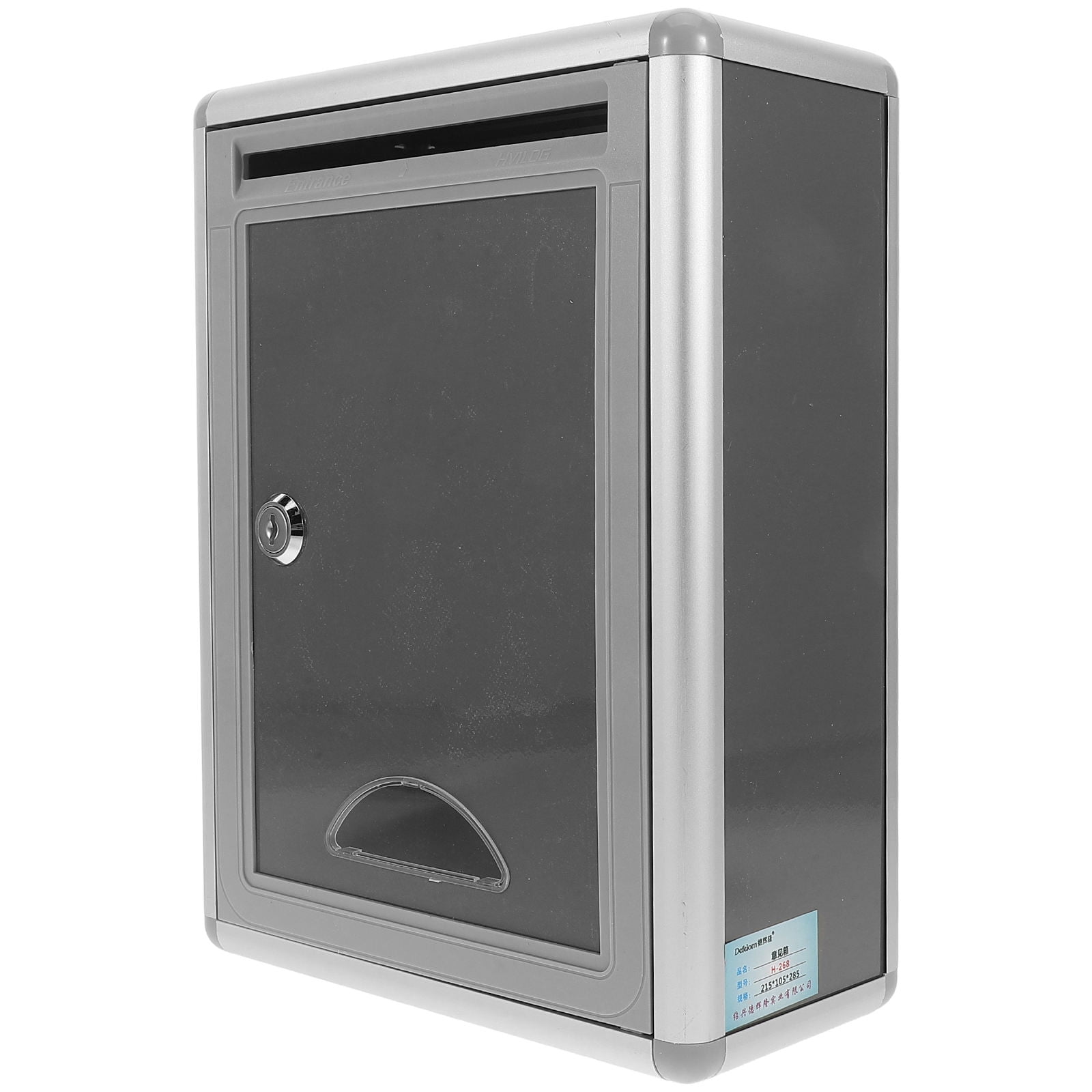 Masteelf 1 Set Wall Mounted Secure Post Box With Lock Large Capacity ...