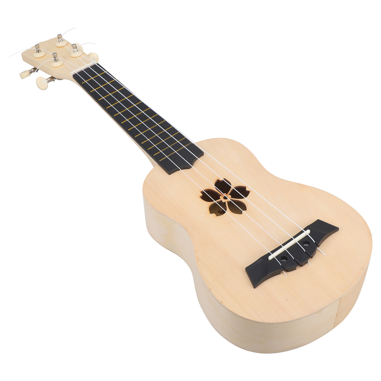 Masteelf DIY Ukulele Kit for Kids Made of Durable Plastic Light Yellow ...