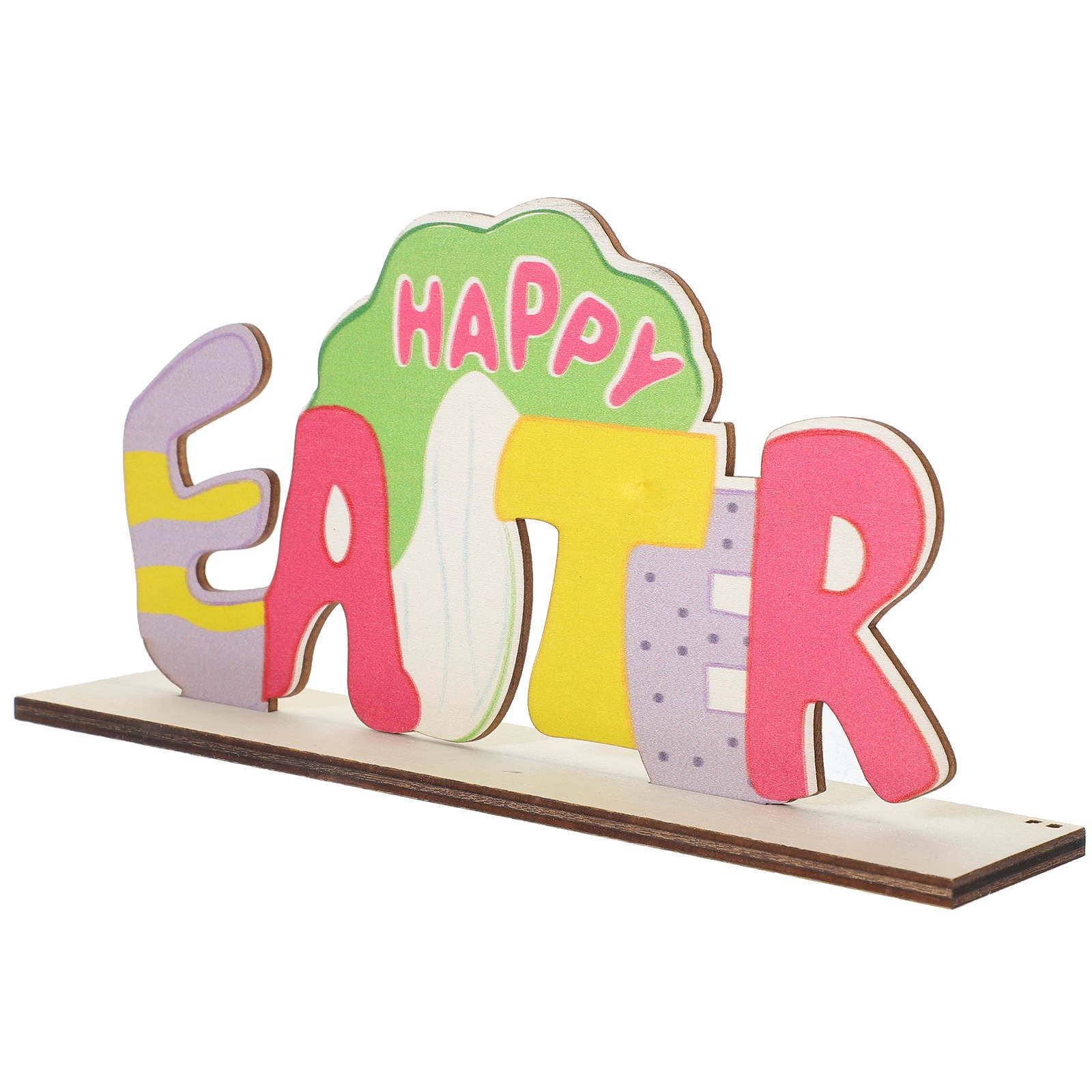 Masteelf 1 Set of Easter Table Decorations Wooden Centerpiece Signs for ...