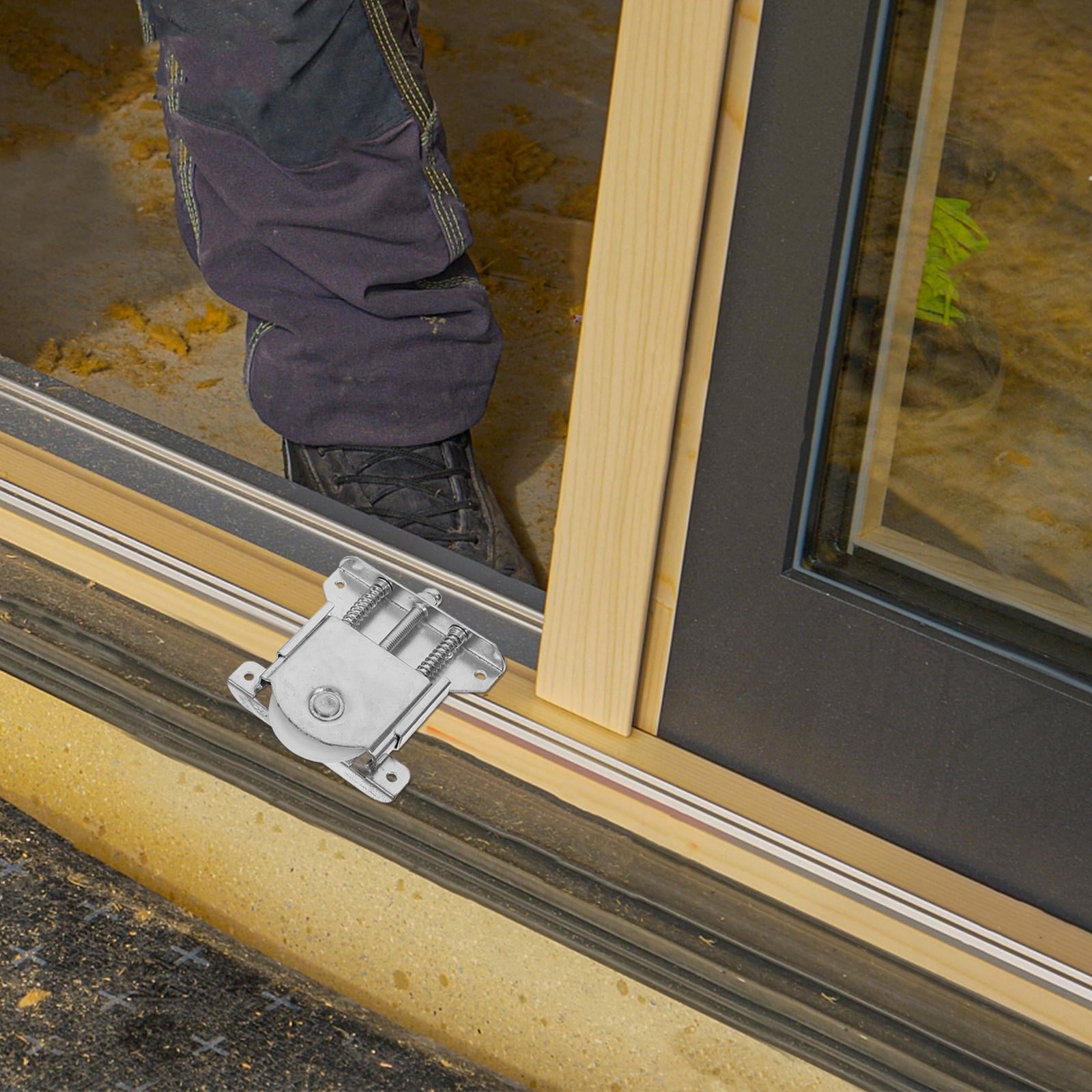 Masteelf 1 Set of Sliding Door Pulley Wheel Sliding Roller Replacement ...