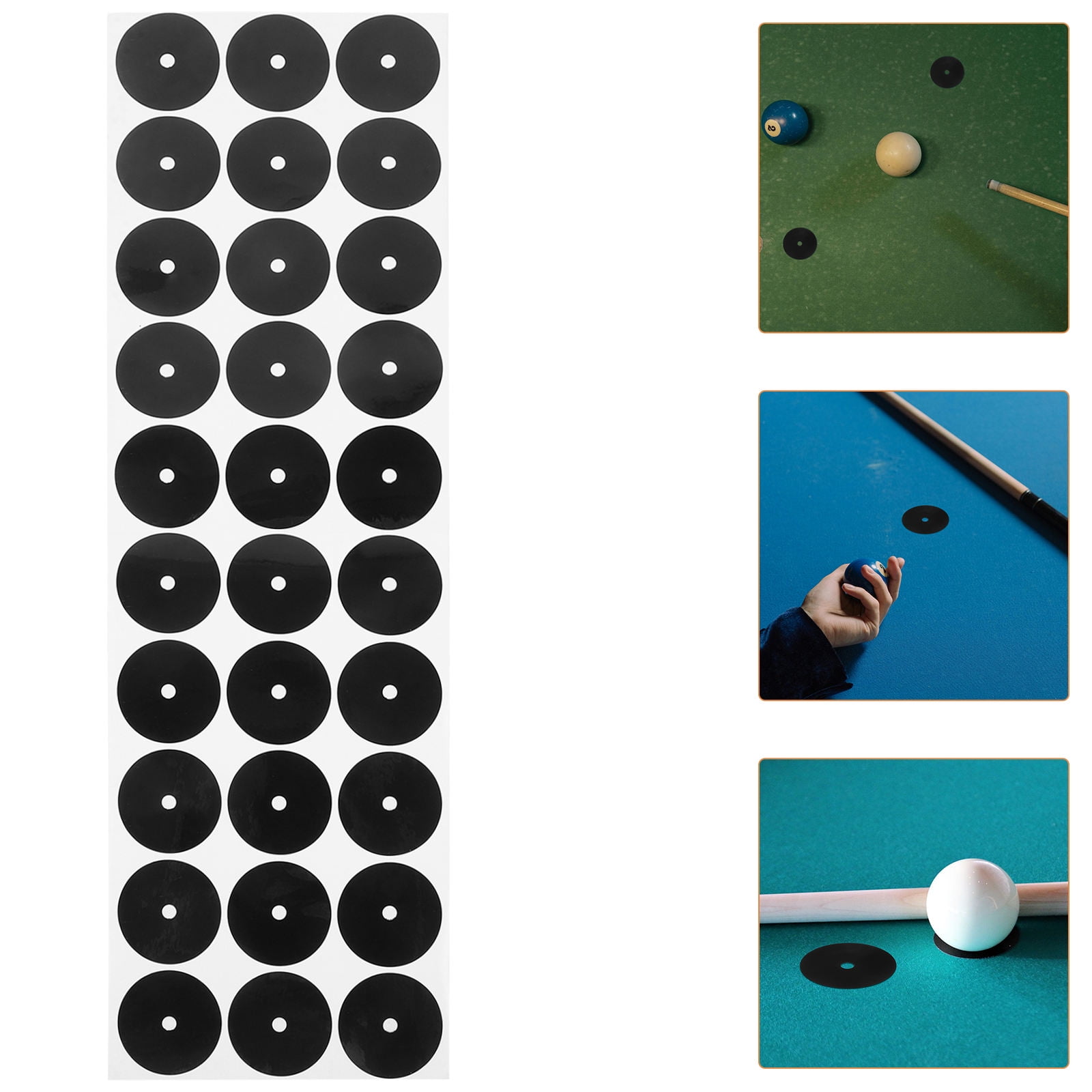 Masteelf 1 Sheet Pool Table Marking Spots Table Position Position Dot ...
