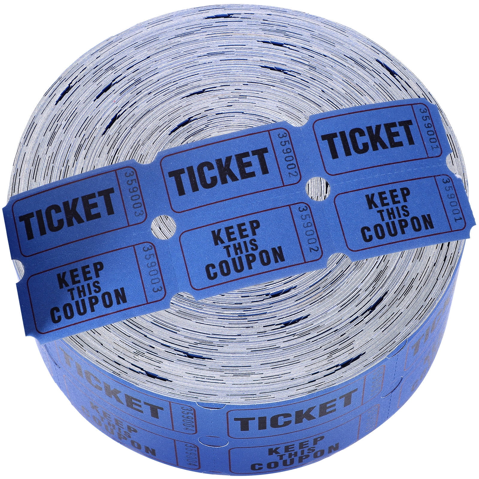Masteelf 1 roll of Raffle Tickets Roll Amusement Park Tickets Universal ...