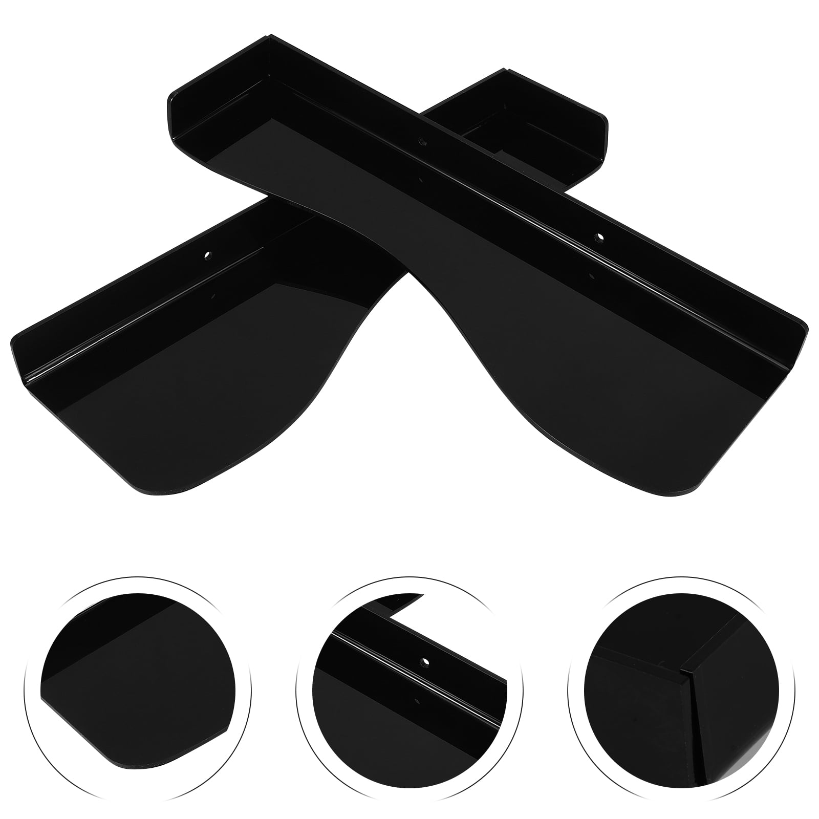 Masteelf 1 set Acrylic Shoe Display Racks Wall Mounted Shoe Shelf for ...